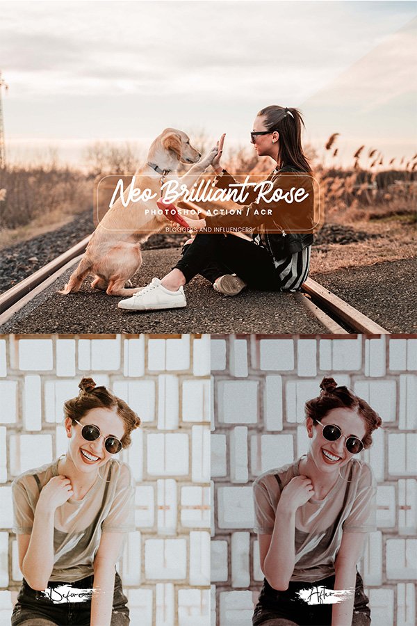 15 Photoshop Actions ACR Presets Neo Brilliant