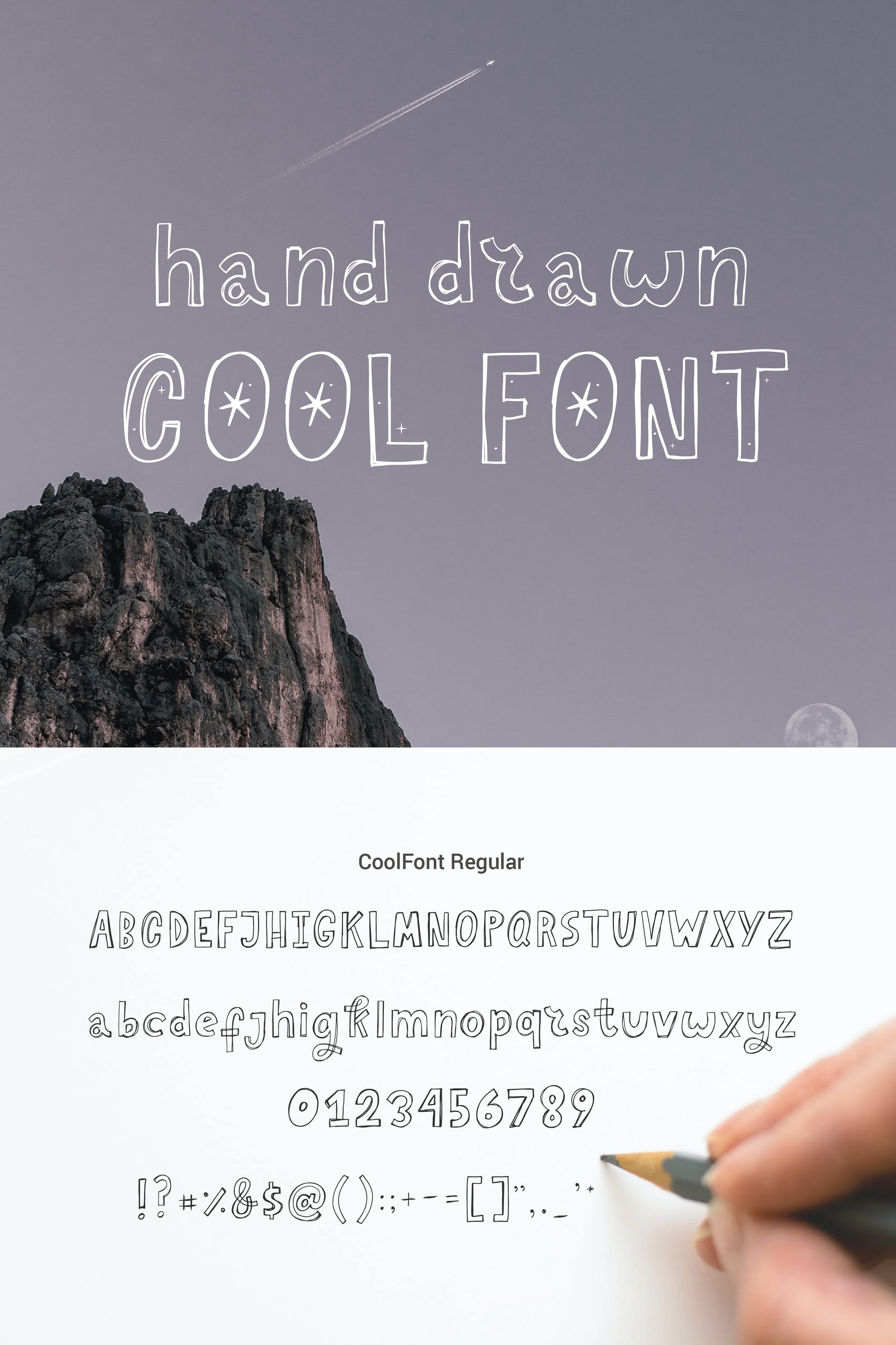 Hand drawn Cool Font (1288980)