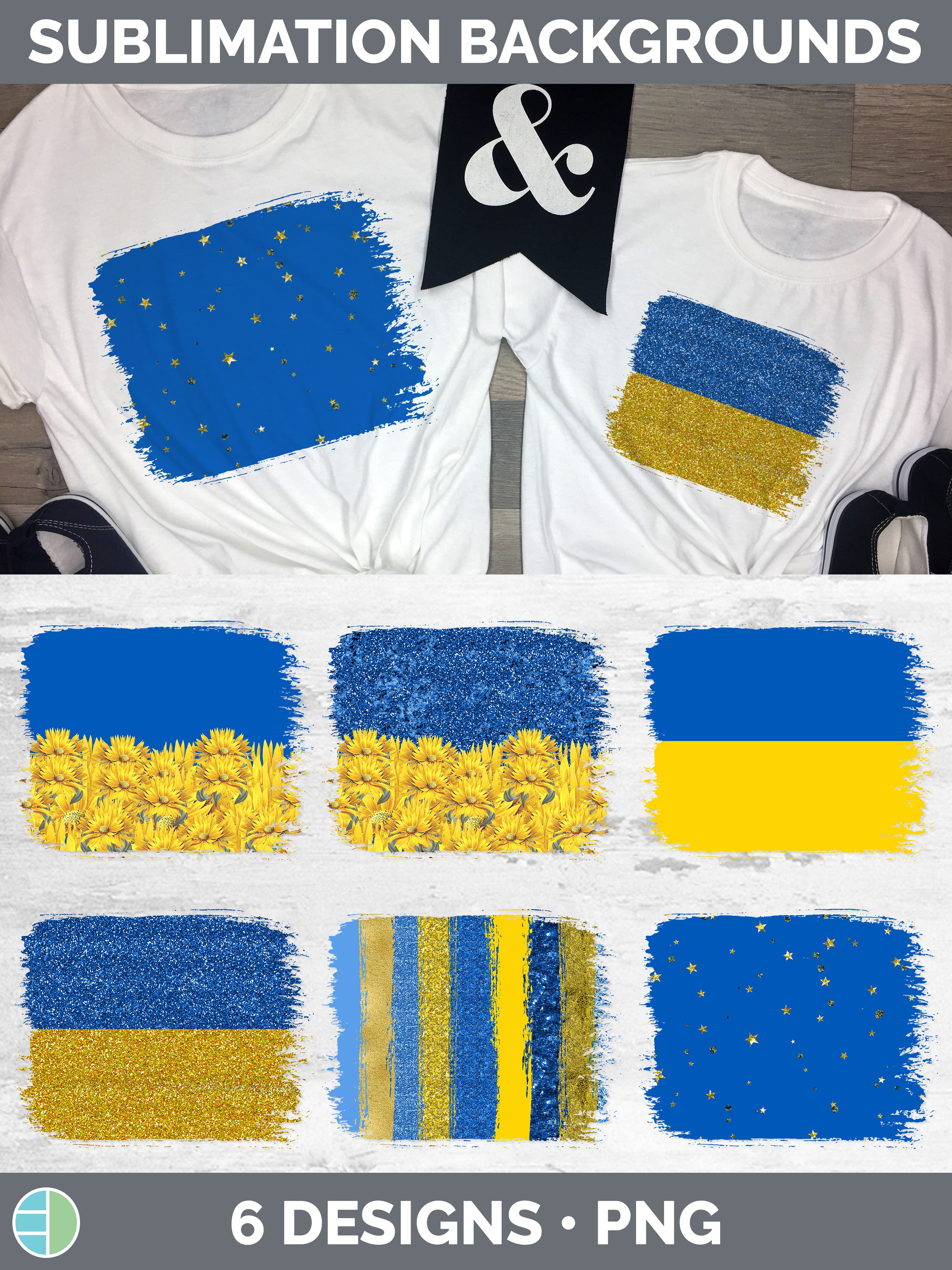 Ukraine Background | Distressed Ukraine Flag Sublimation