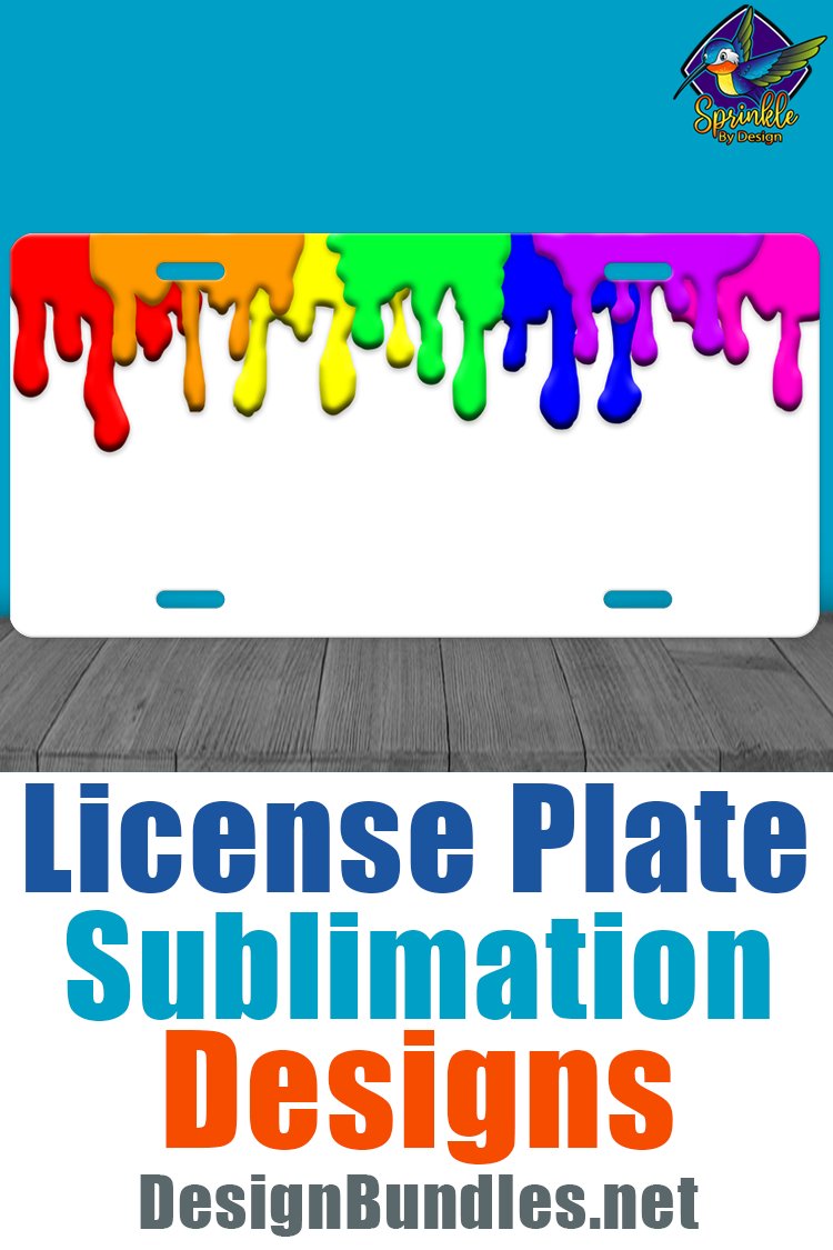 License Plate Sublimation Design (993144)