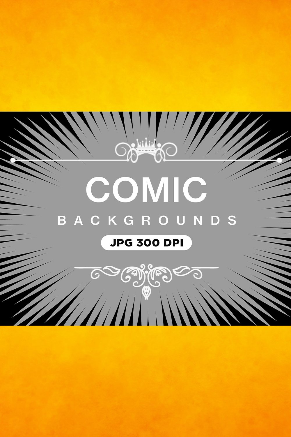 Halftone & sunburst comic texture pack