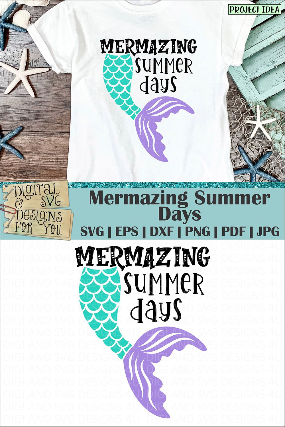 Mermazing Summer Days | Mermaid quote | Summer SVG