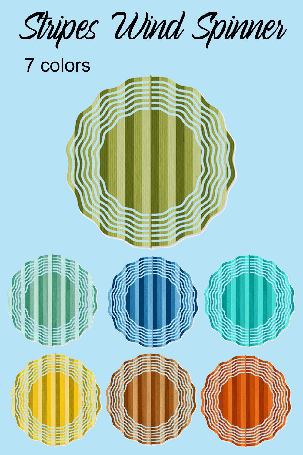 Stripes Wind Spinner