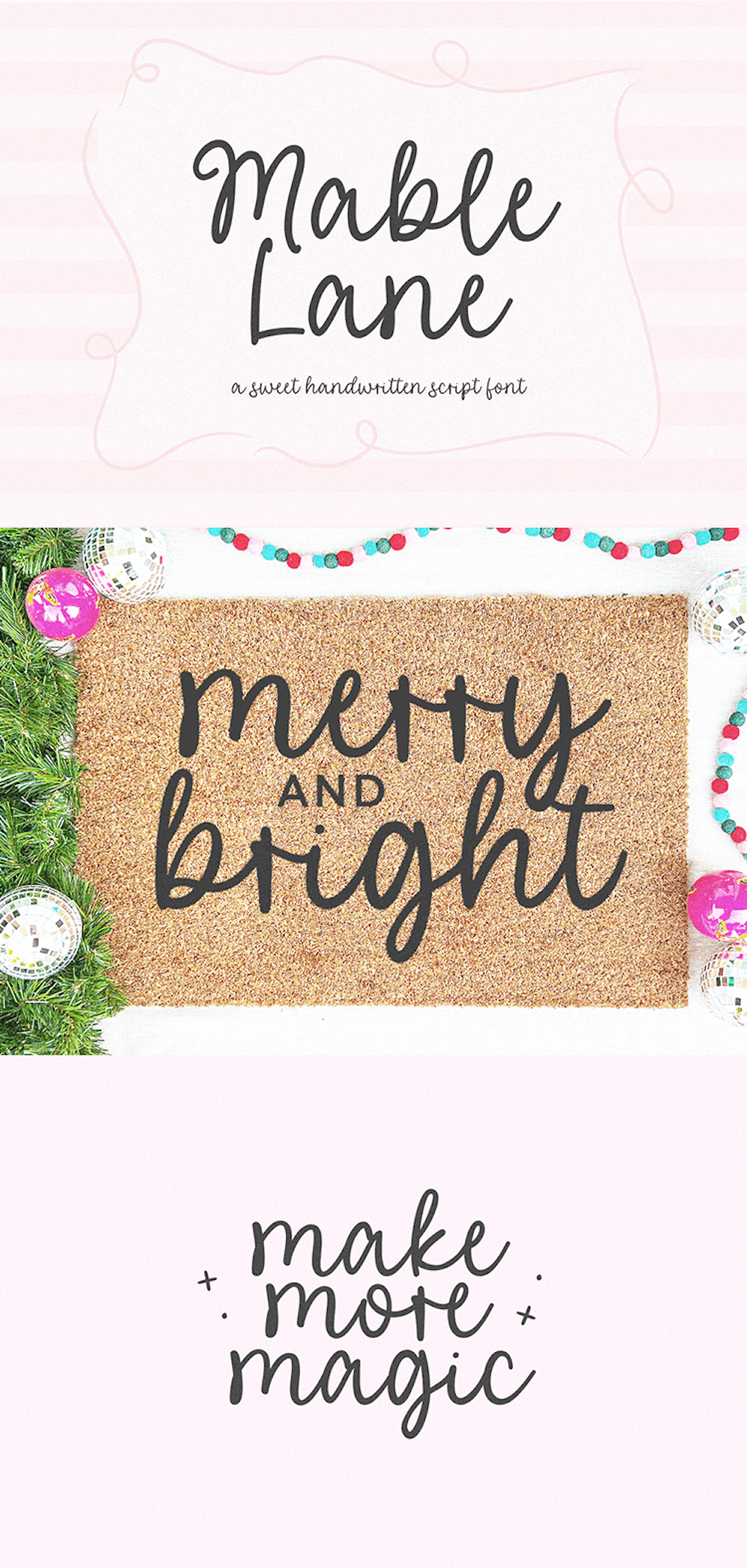 Mable Lane - Handwritten Script Font