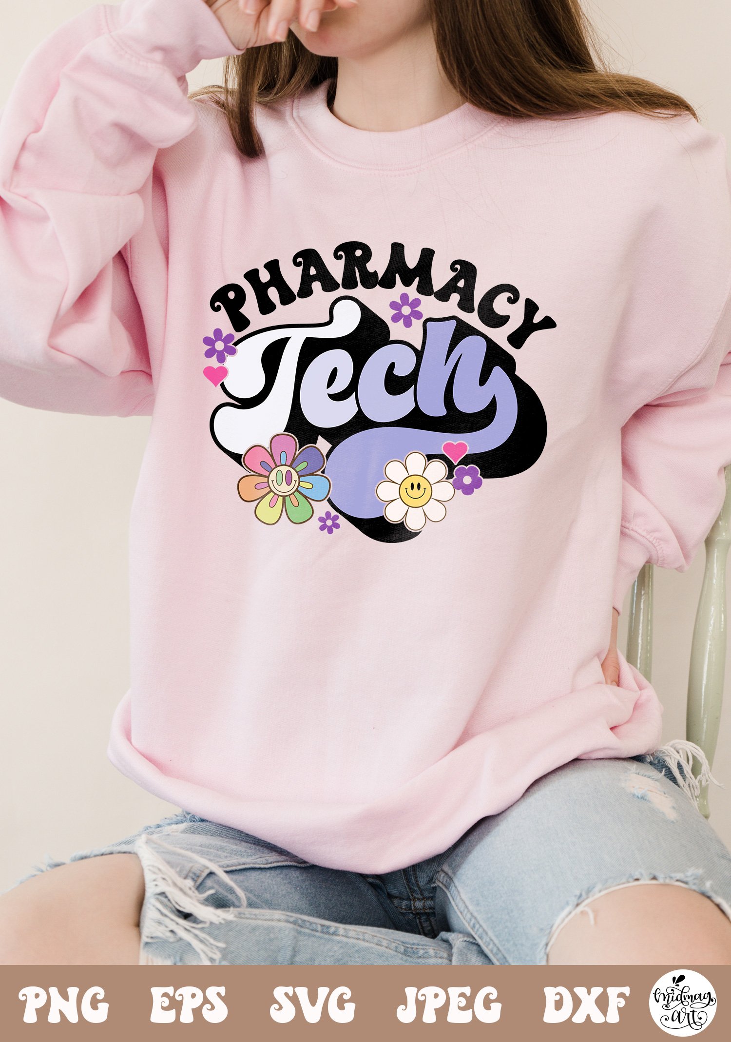 Pharmacy Tech png svg, pharmacy sublimation design download