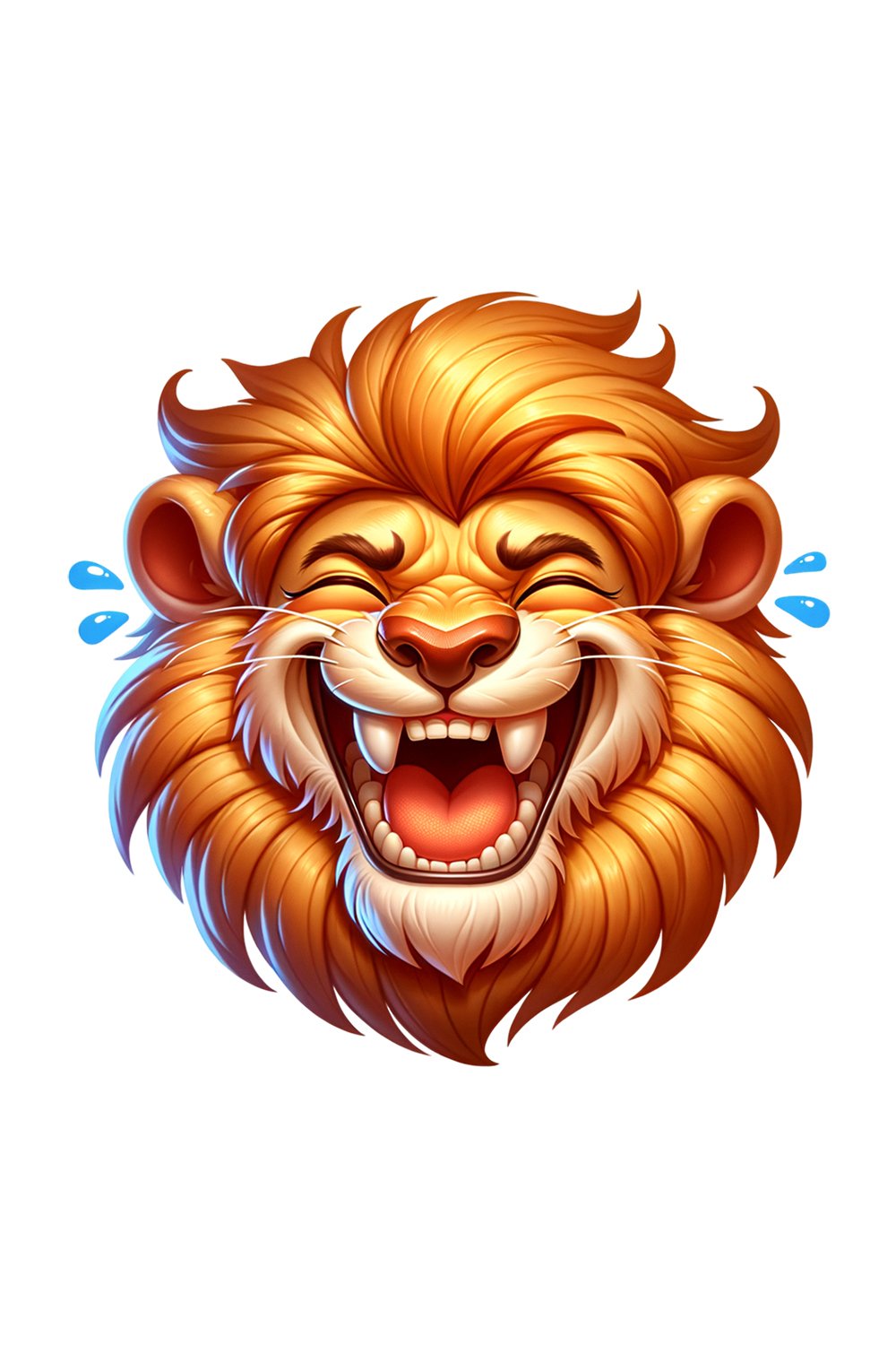 Funny Quirky Lion Clipart Sublimation PNG (3653476)