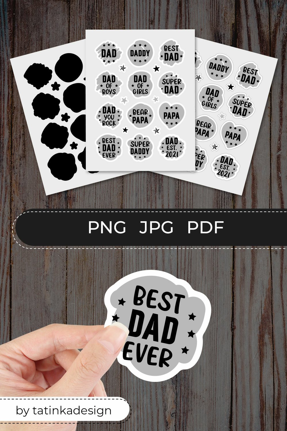 Printable stickers, Dad stickers, Quote stickers, Dad quotes