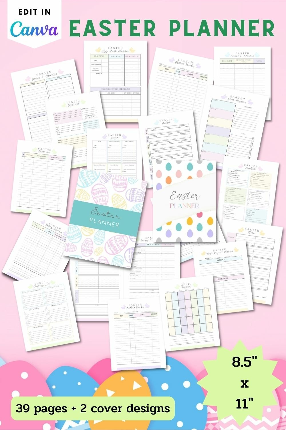 Easter Planner - Canva Template
