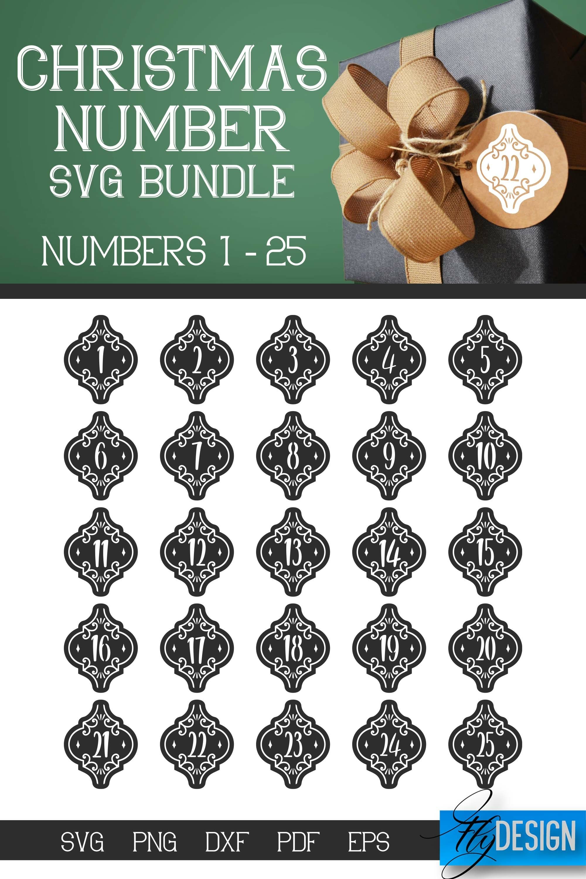 Christmas Number SVG | Christmas Countdown | (2279813)