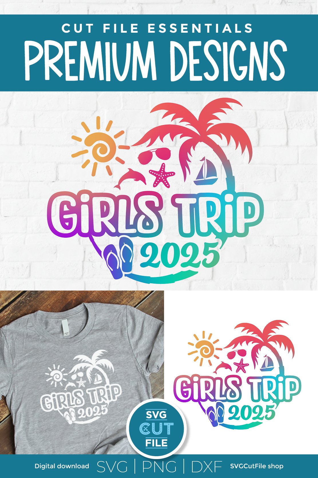 2025 Girls Trip svg - Great for a Girls Vacation or Trip