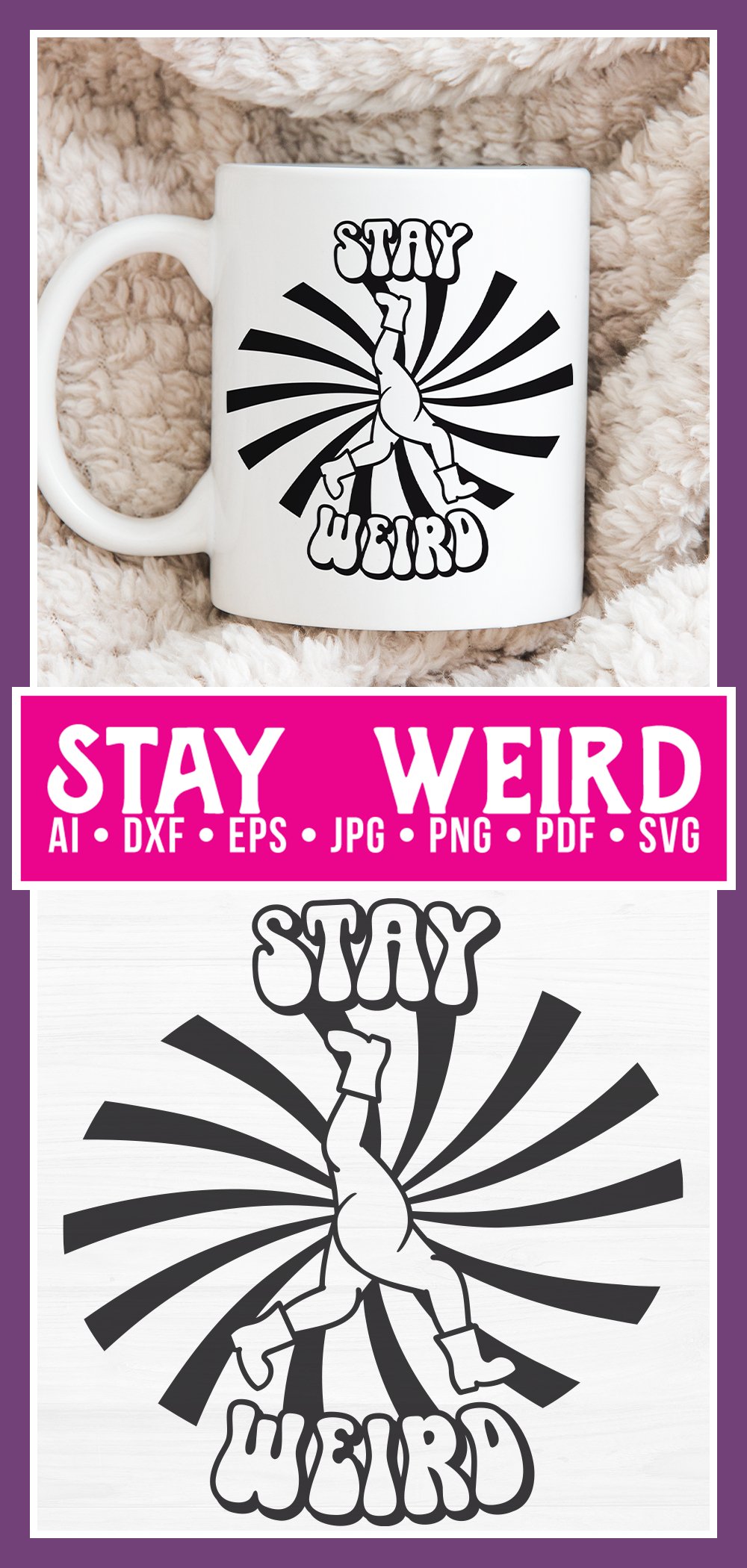Stay Weird SVG