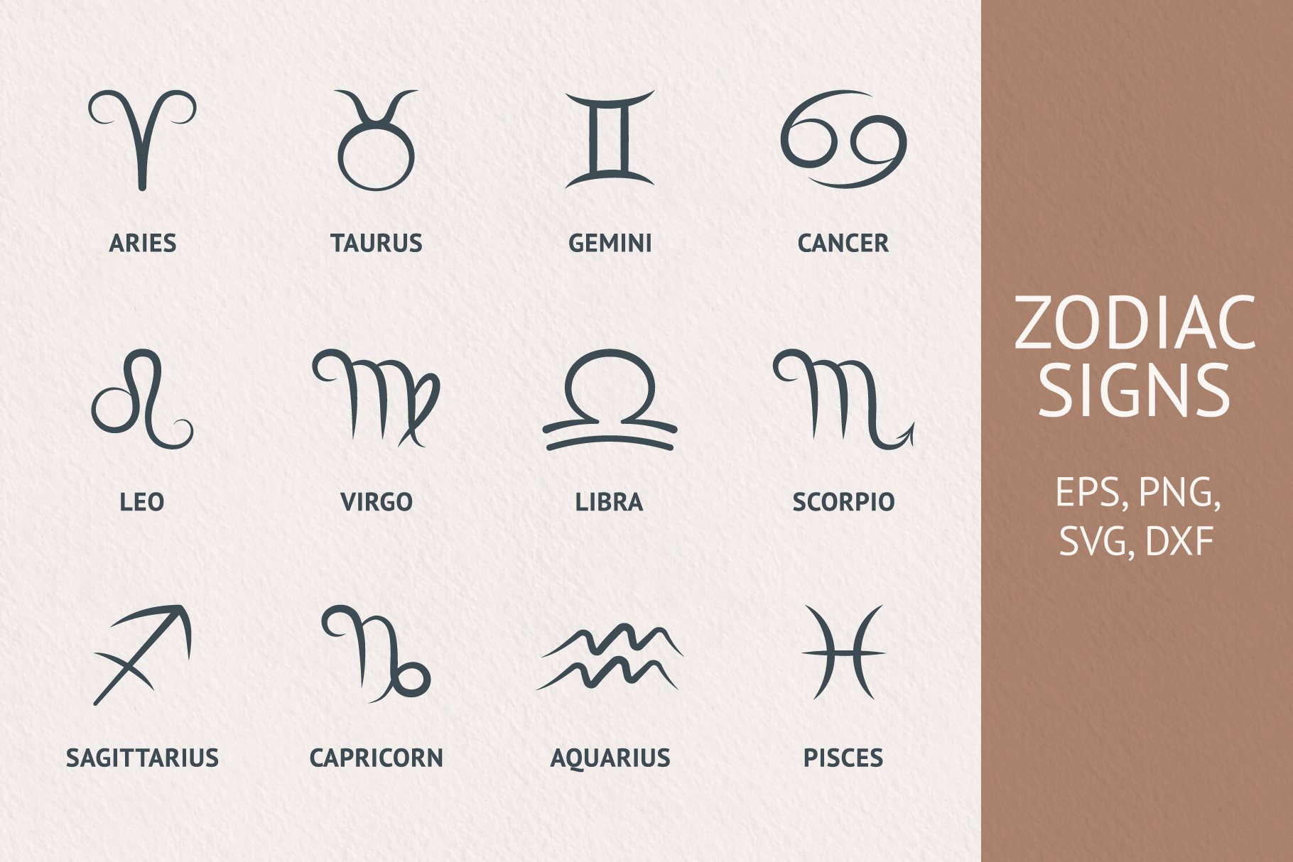Zodiac Signs Collection (803209)