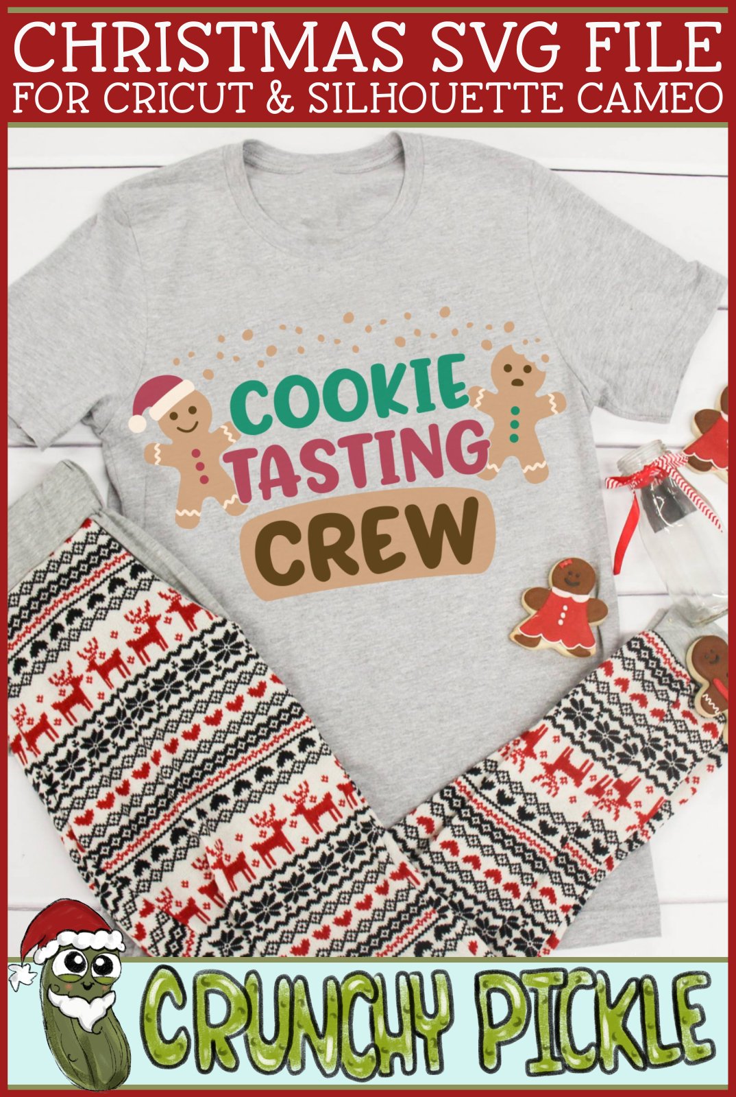 Cookie Tasting Crew Christmas SVG File