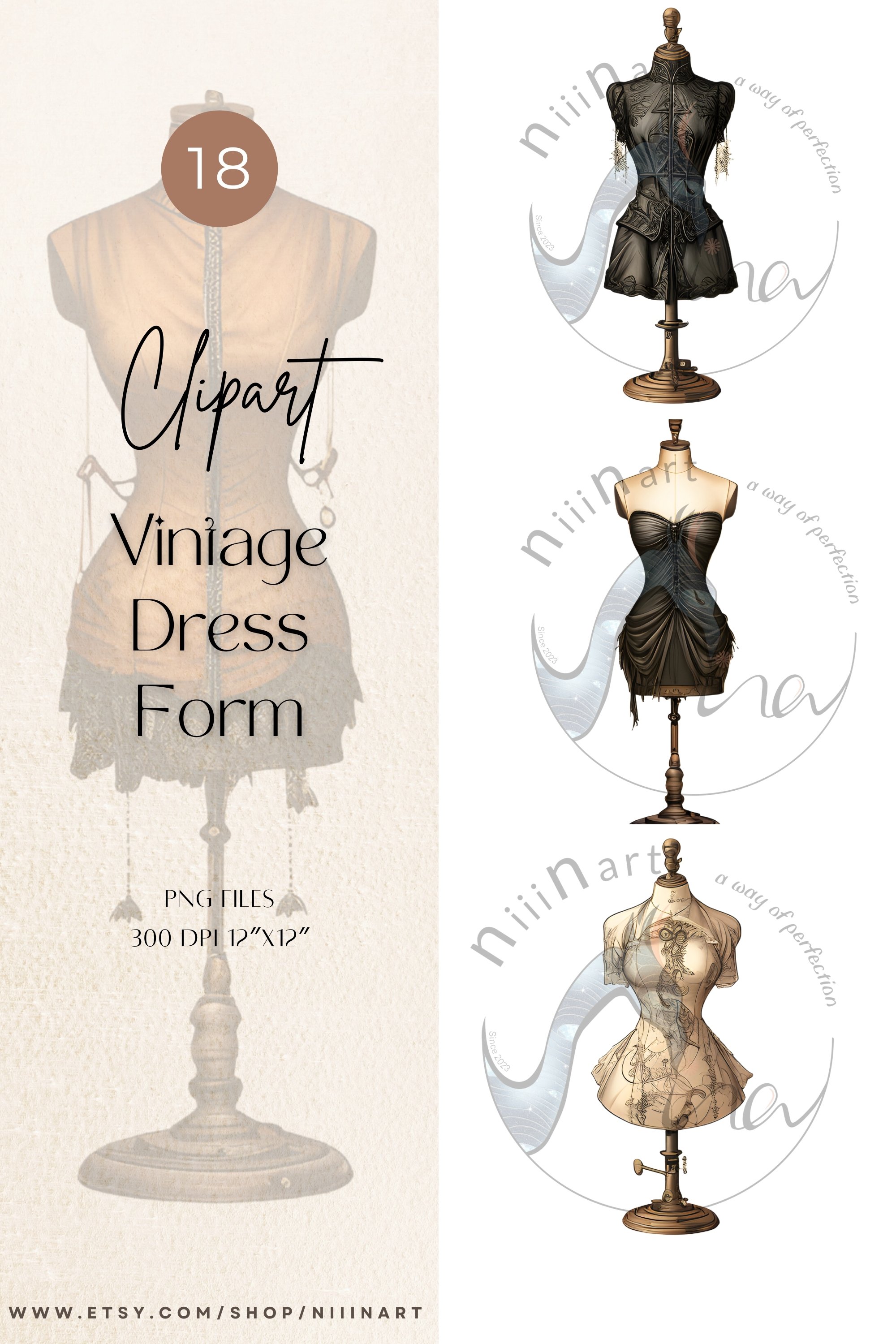 Vintage Dress Forms, Vintage Mannequins, Victorian Mannequin