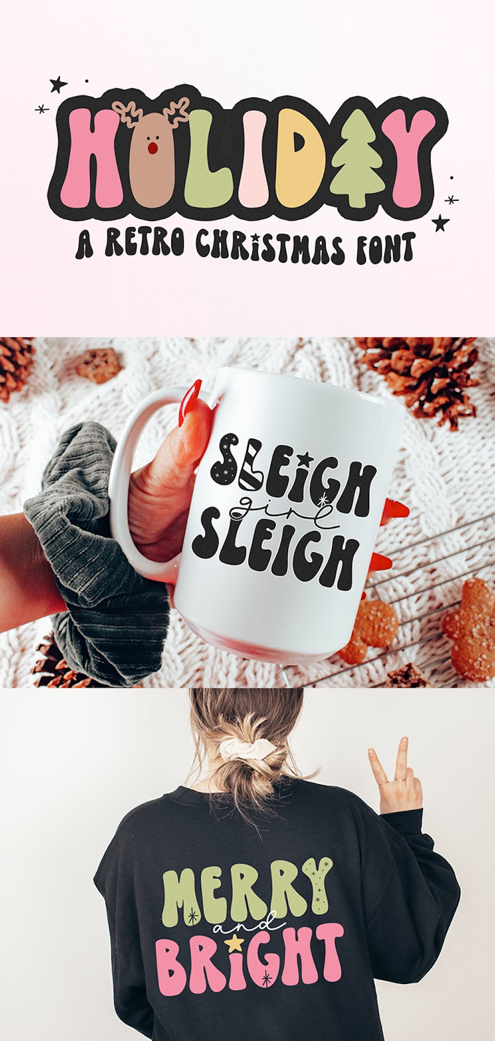 Holiday - Retro Christmas Font