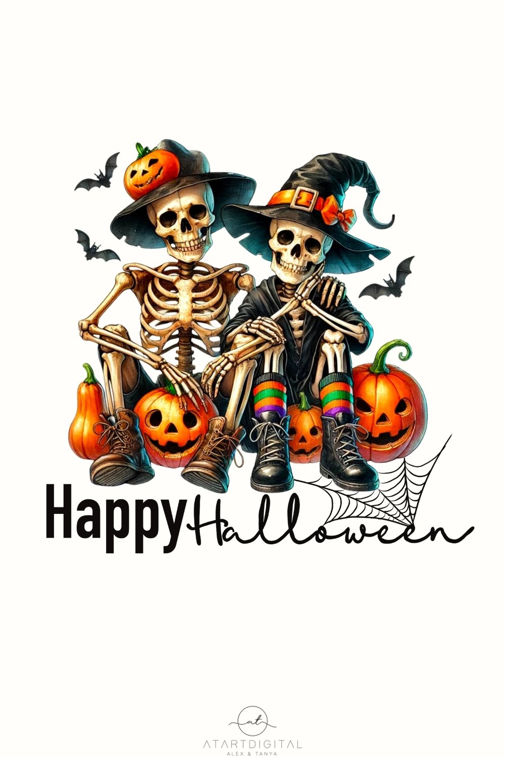 Happy Halloween, Funny Skeletons, Spooky Vibes