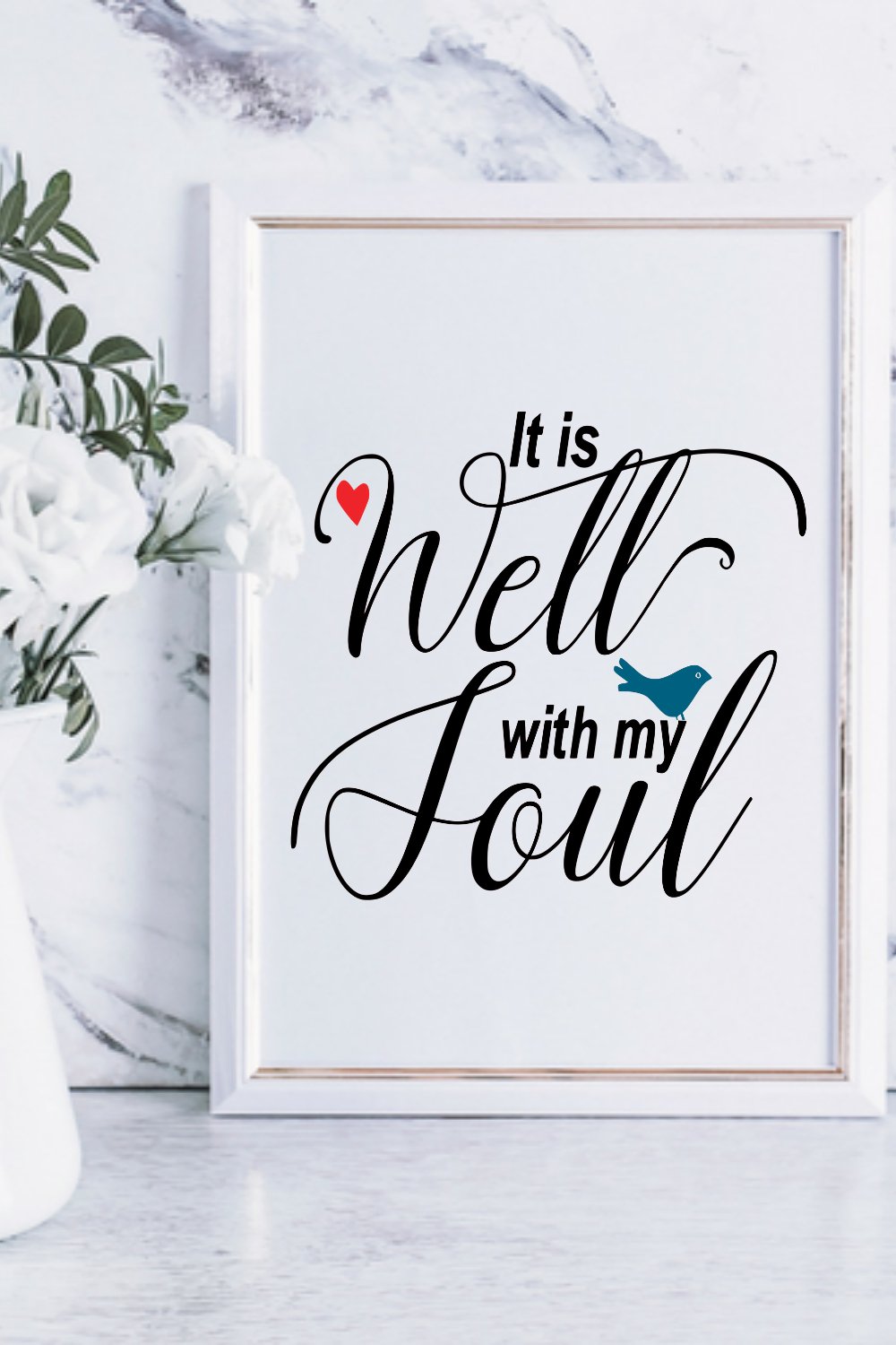 It is well with my soul wall art Print, Christian wall art