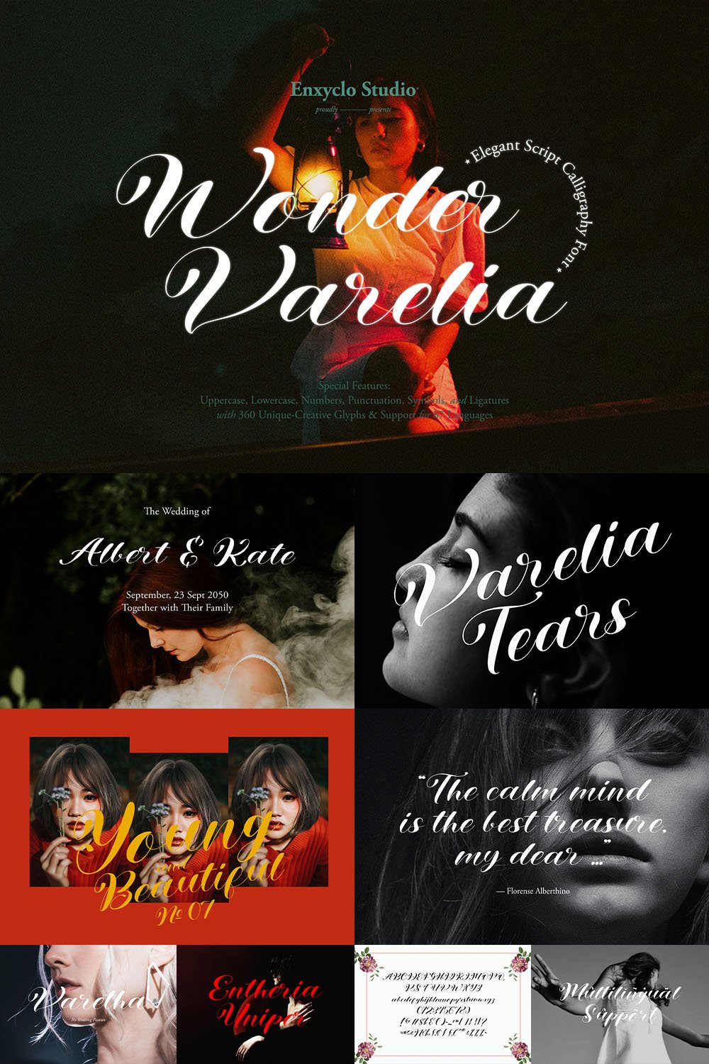 WONDER VARELIA - Elegant Script Calligraphy Font