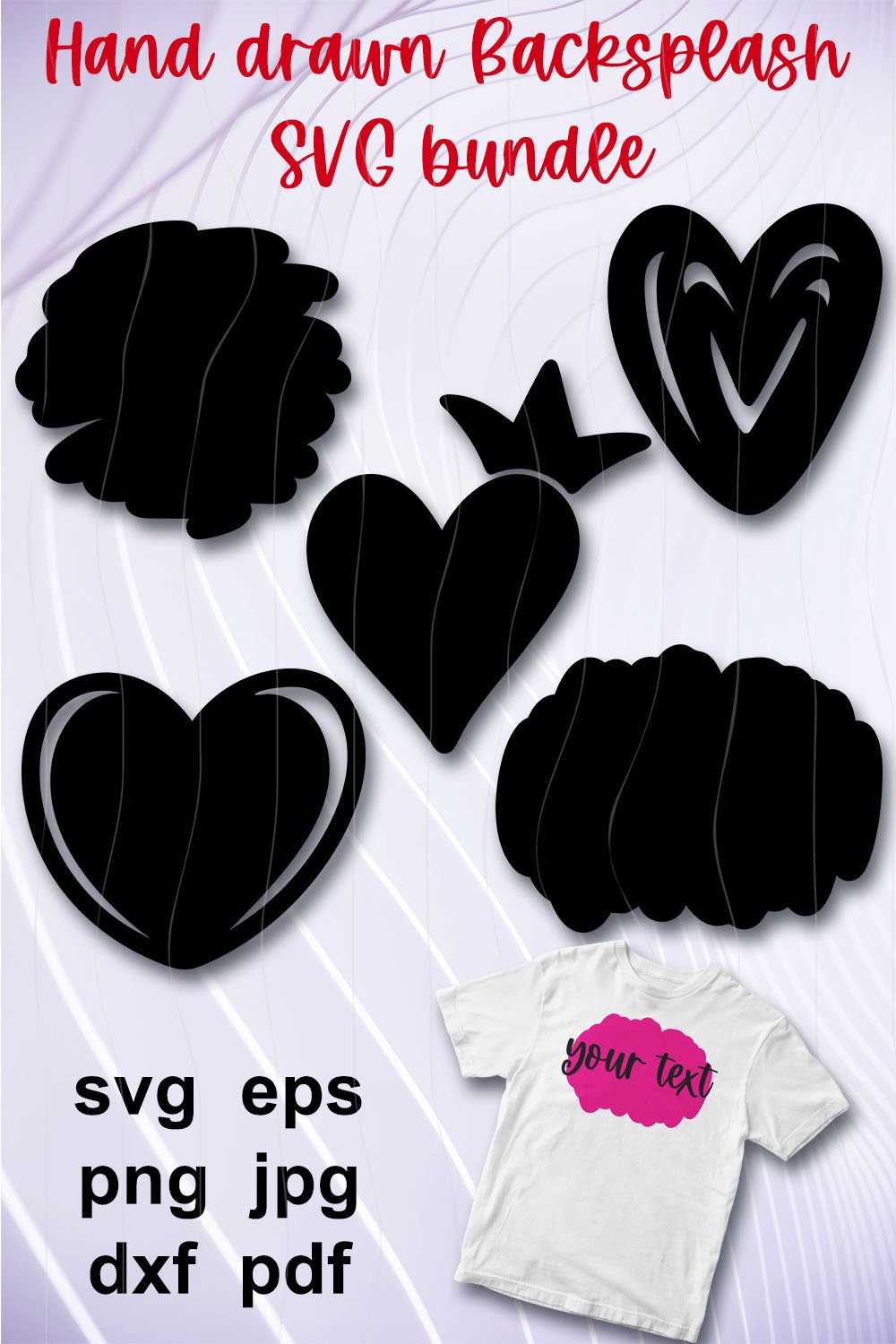 Brush stroke SVG Backsplash bundle sublimation (1215046)