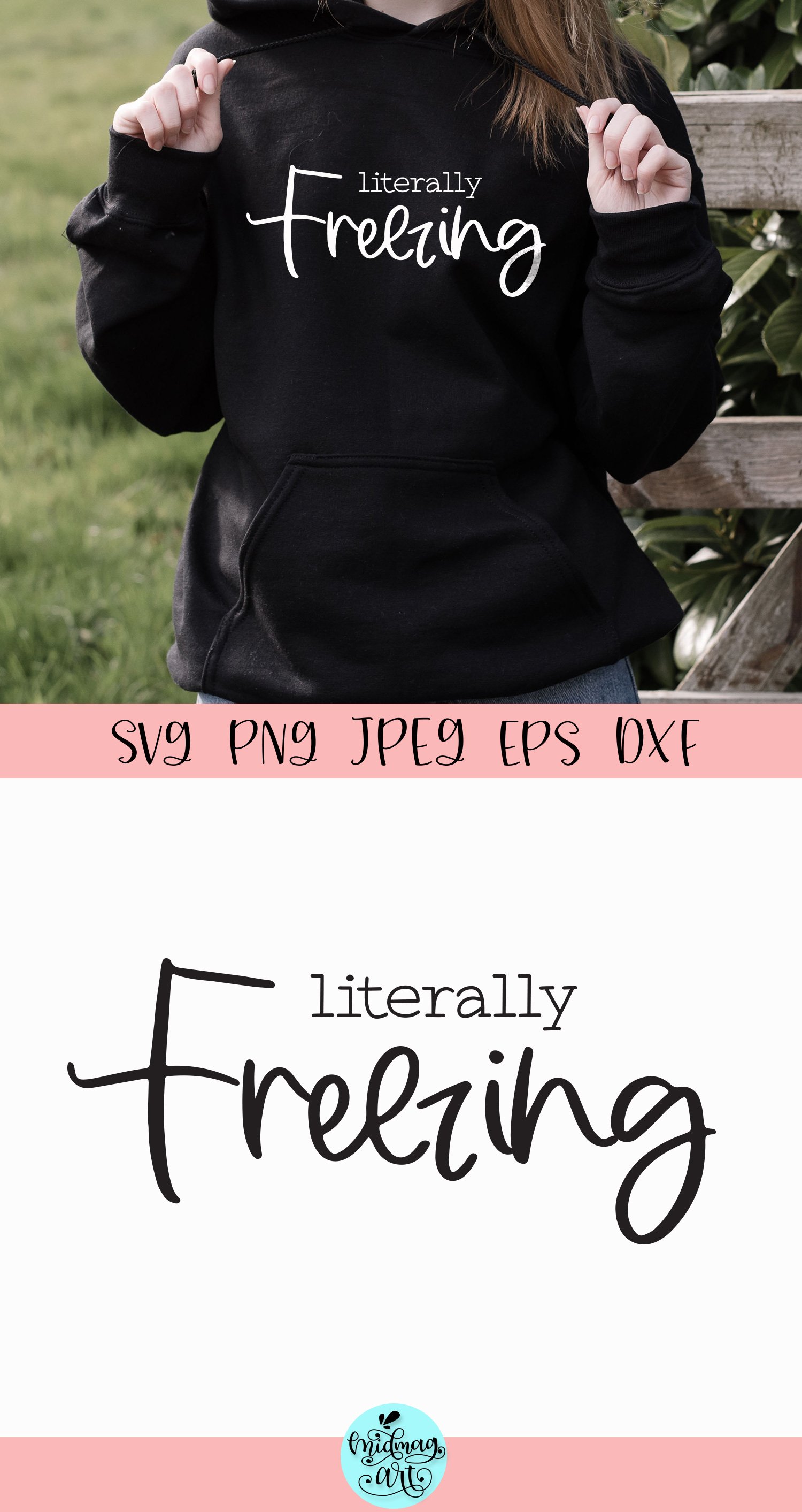 Literally freezing svg, winter svg (1730753)