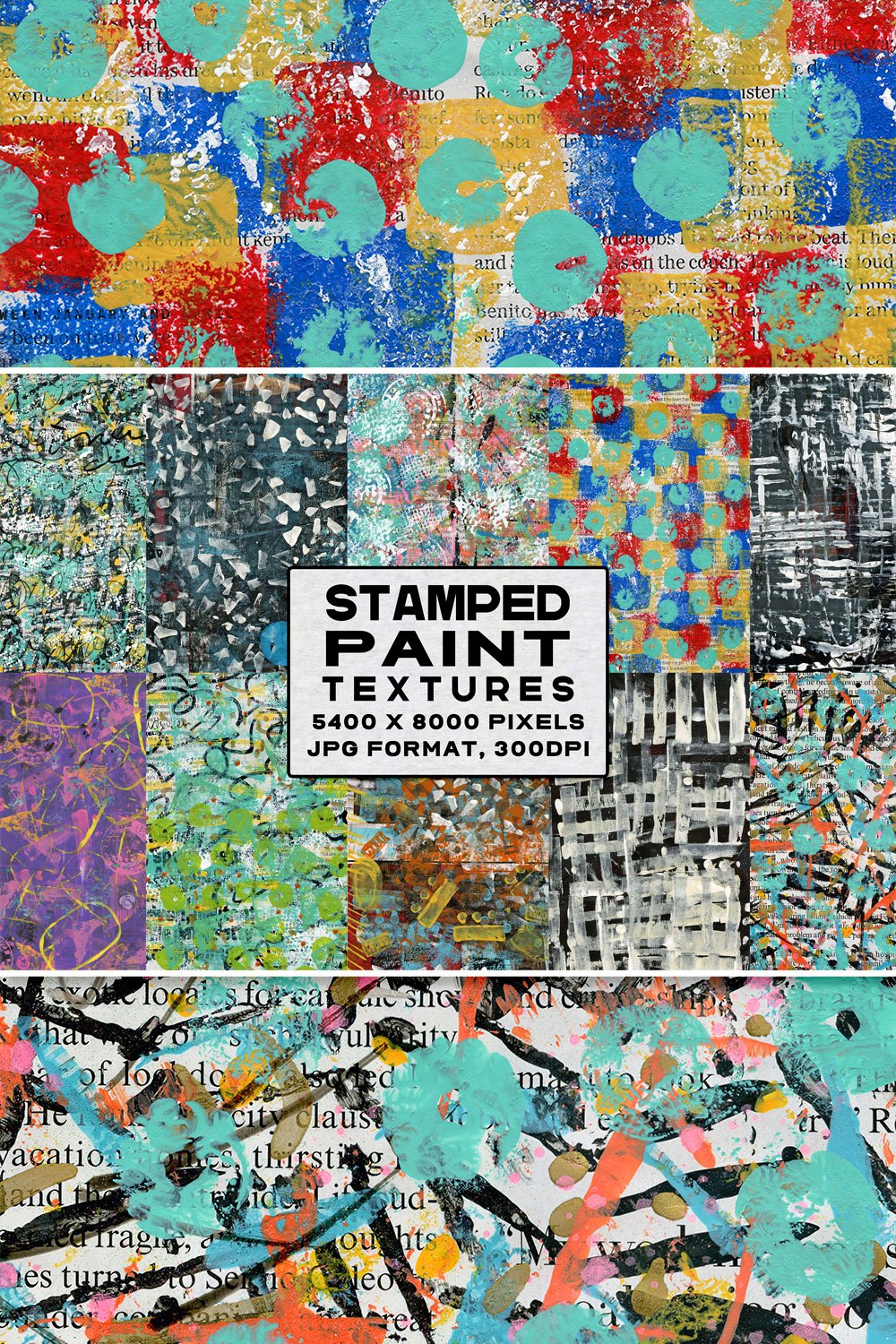 Stamped Paint High Res Textures