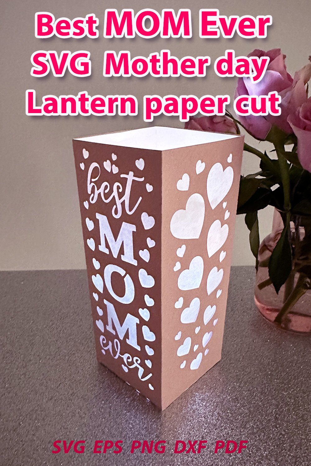 MUM svg| Lantern Svg| MUM Lantern Svg| Mothers Day paper cut