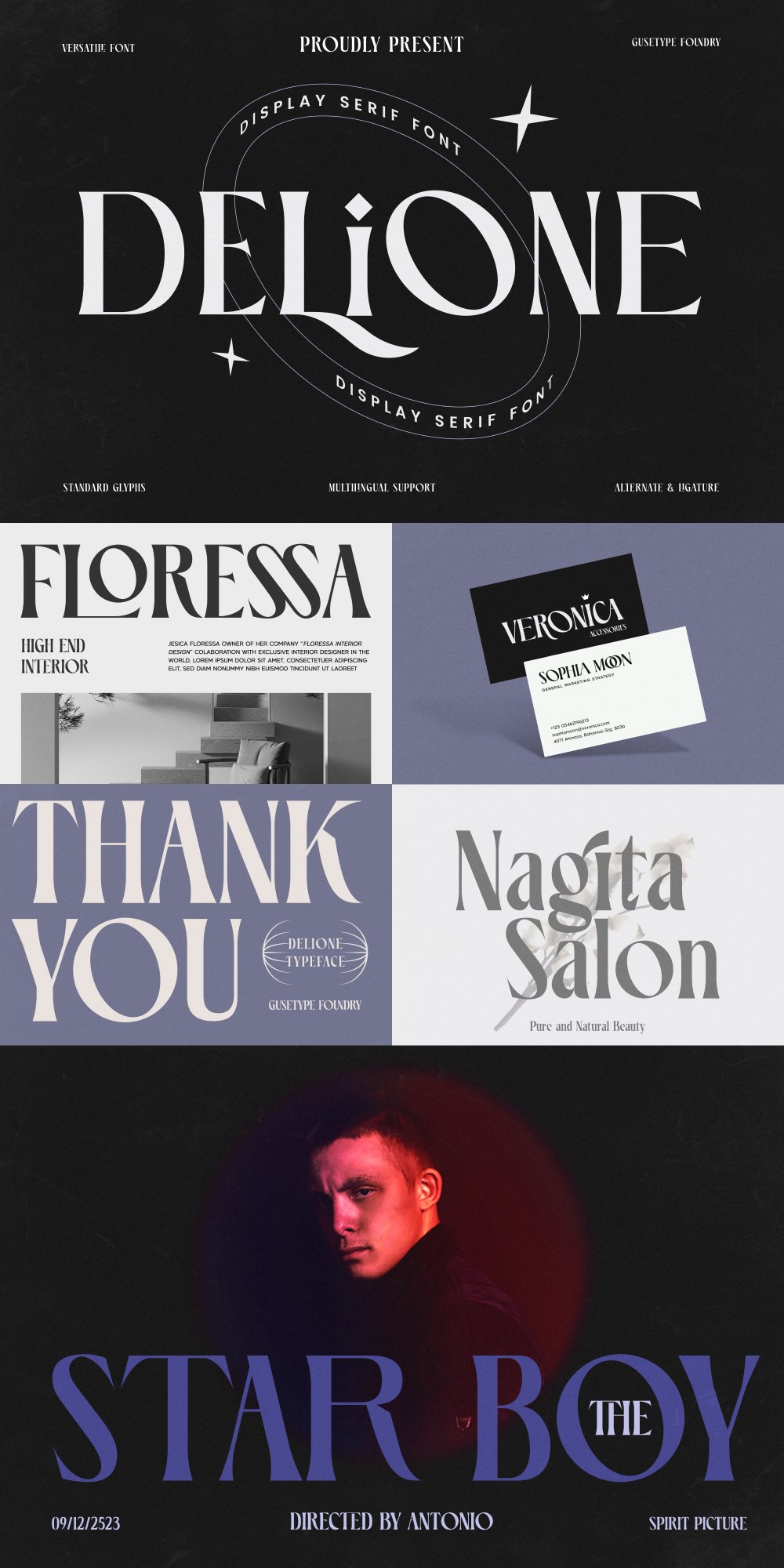 Delione - Display Serif Font