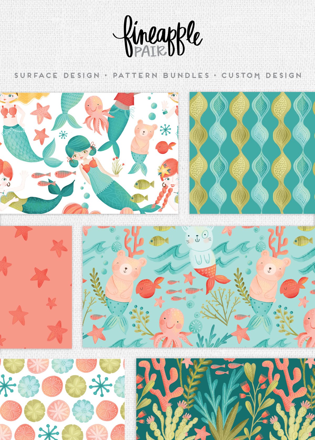 MERMAIDS Digital Paper (1226062)