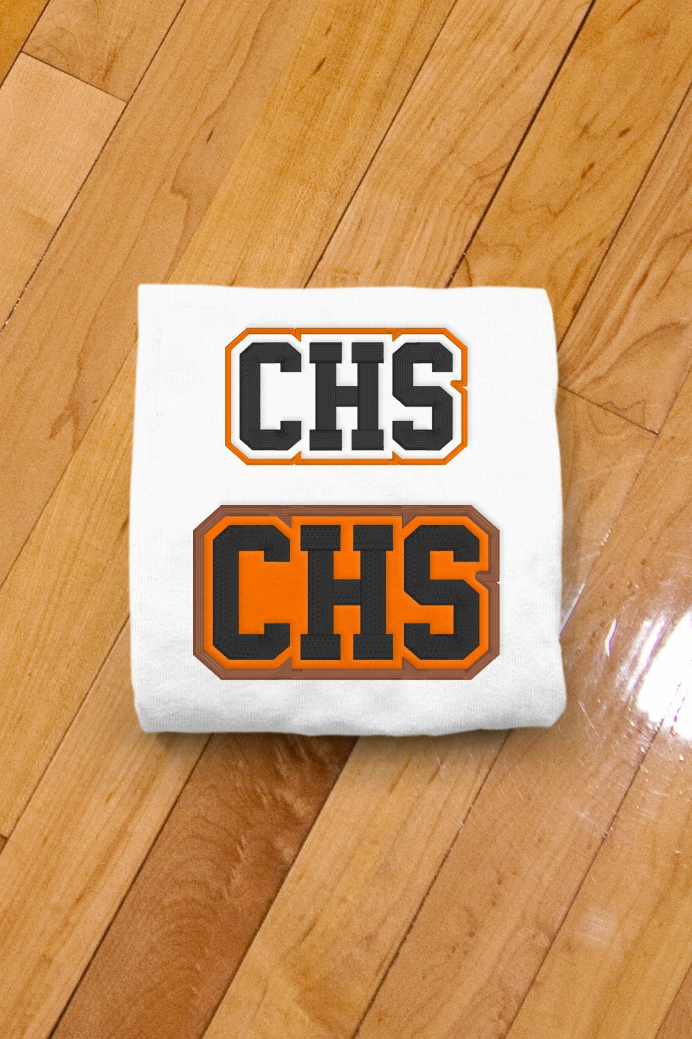 CHS High School Initials Embroidery File