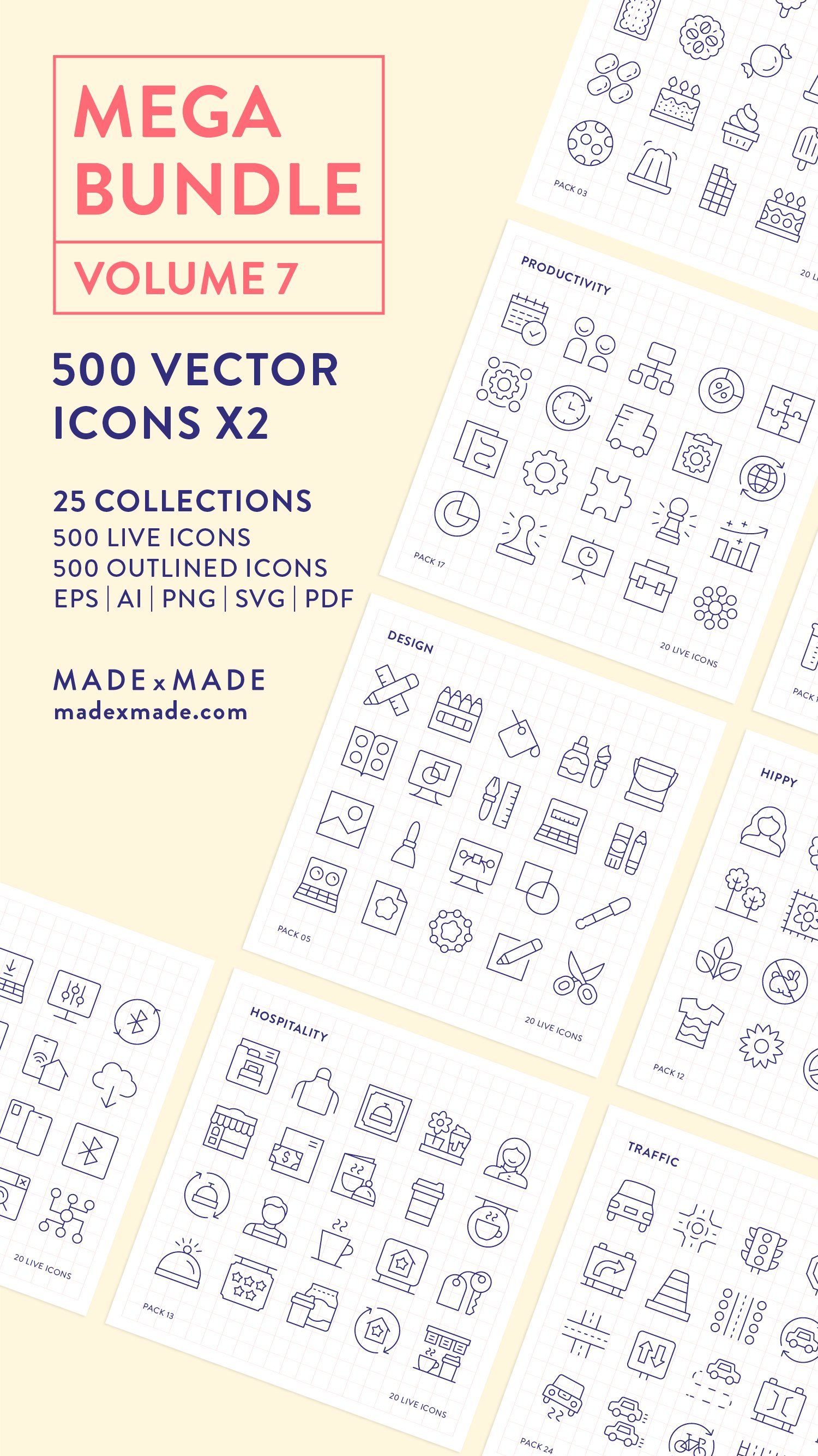 Mega Bundle Vol 7 Line Icons