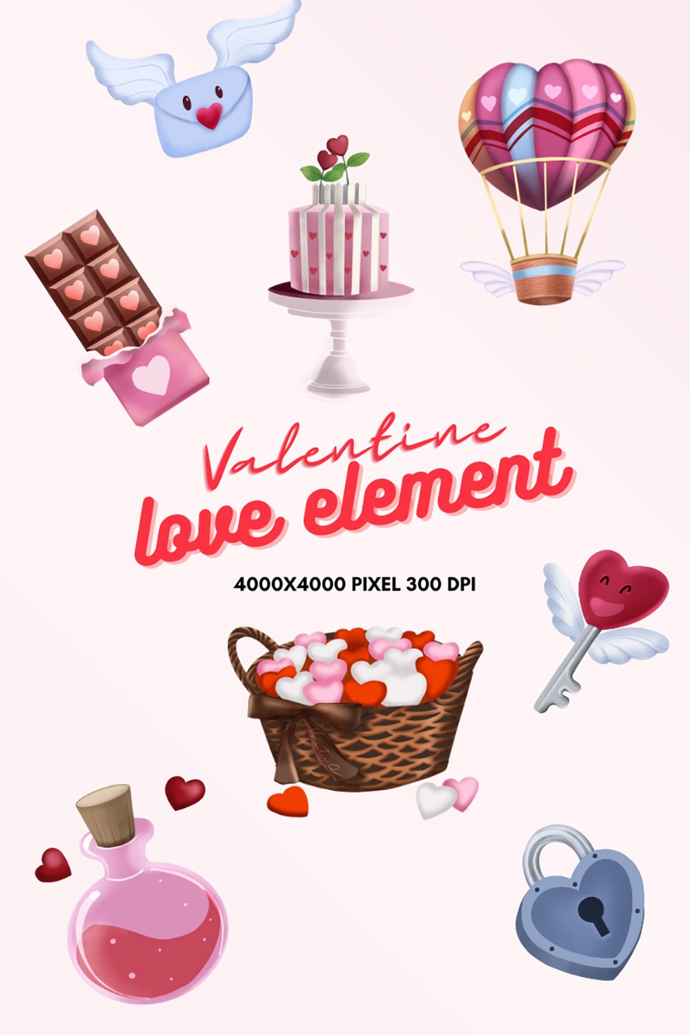 Valentine love element