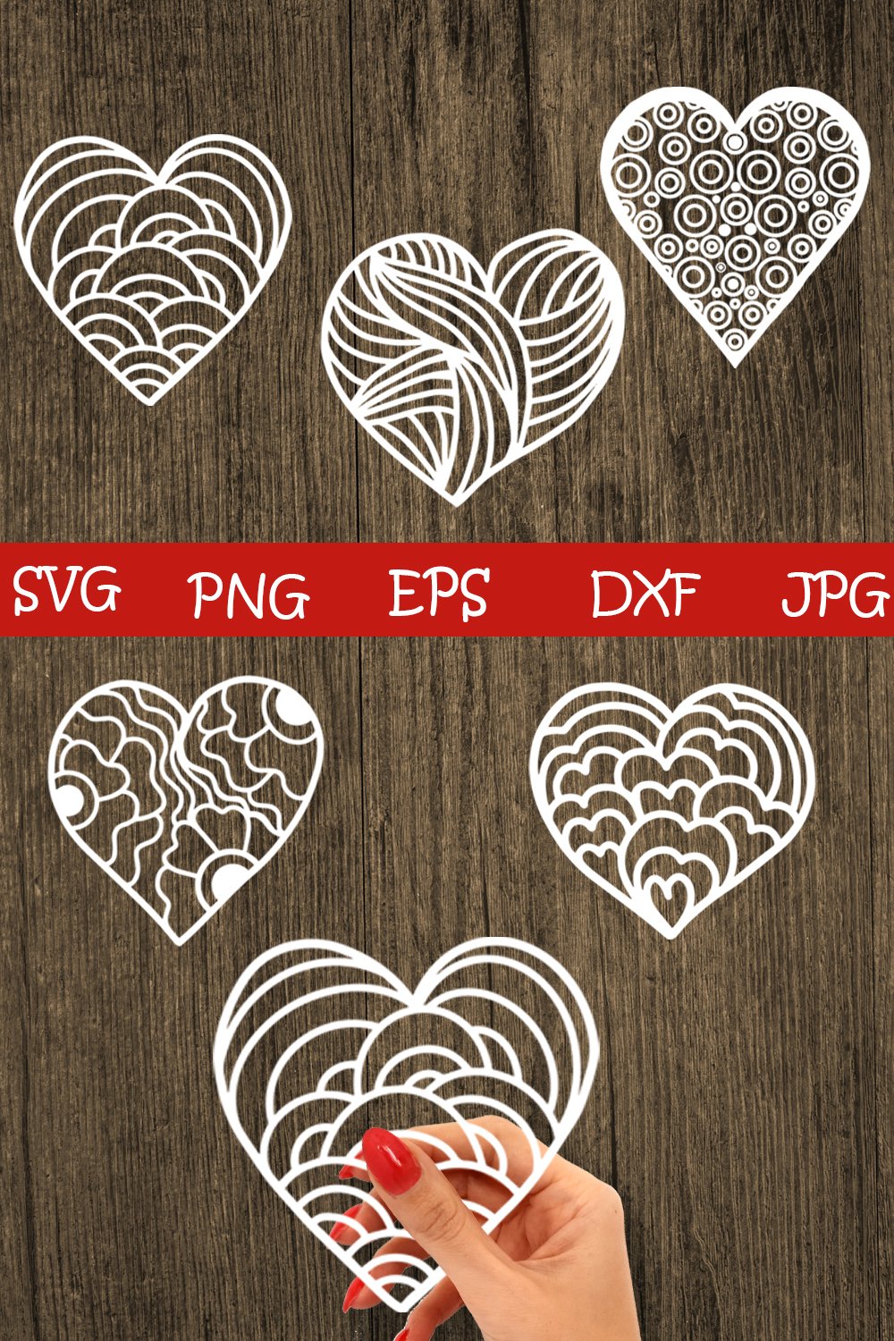 Heart SVG,Valentines day SVG, Mandala heart