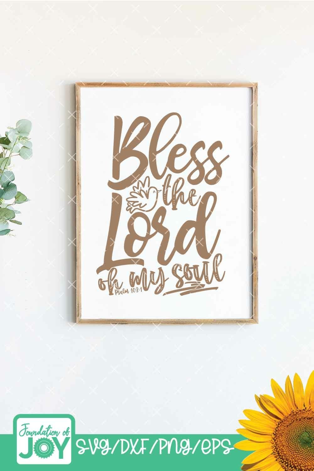 Bless the Lord Oh My Soul Psalm 103
