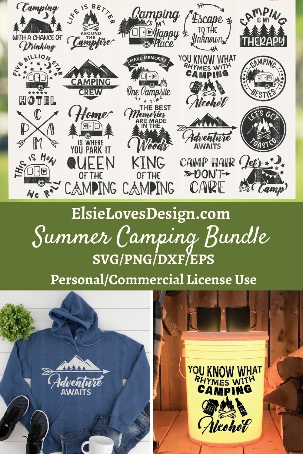 Camping Bundle SVG Cut Files (741620)