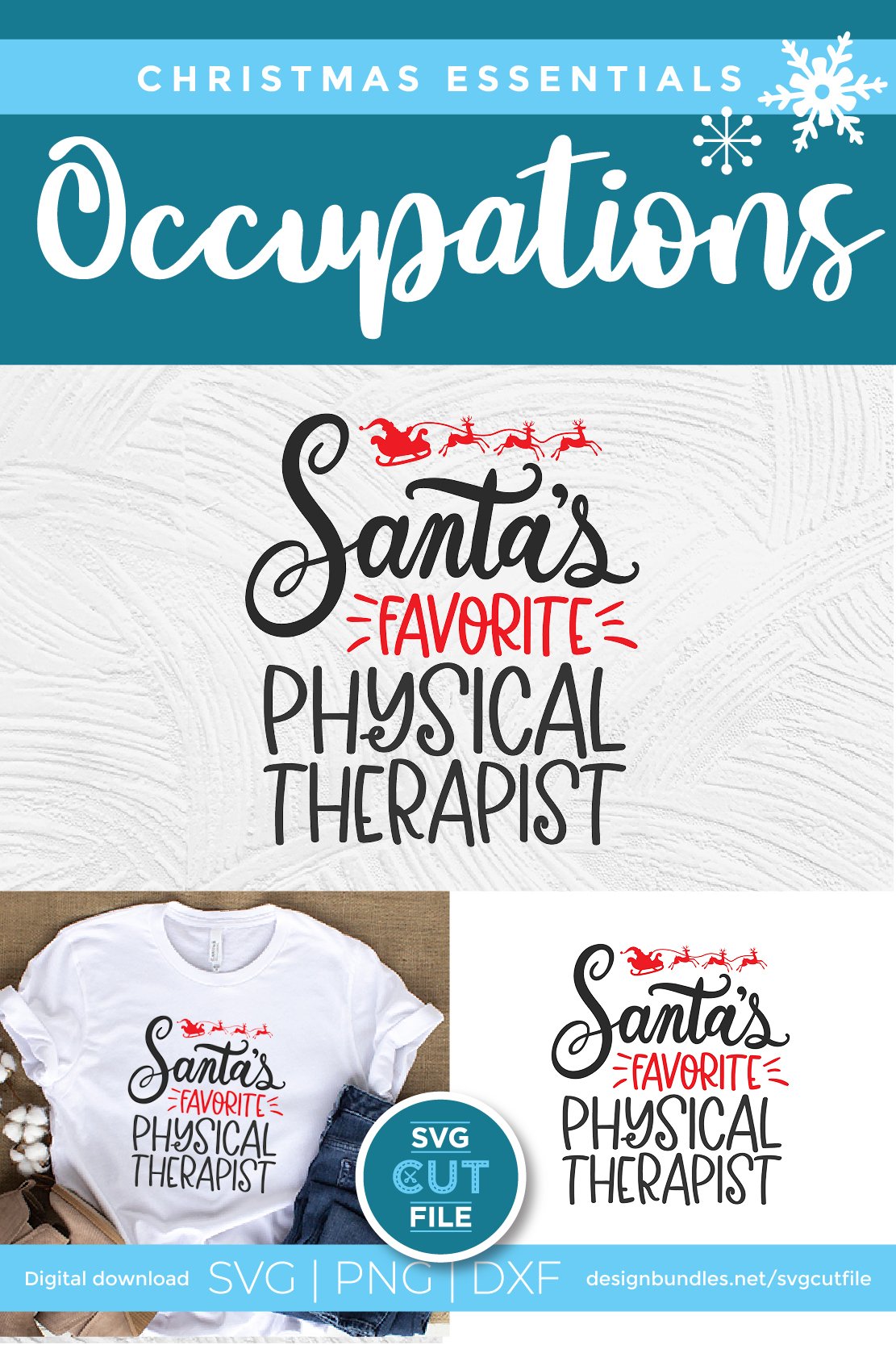 Christmas Chiropractor svg -Santa's favorite Chiropractor