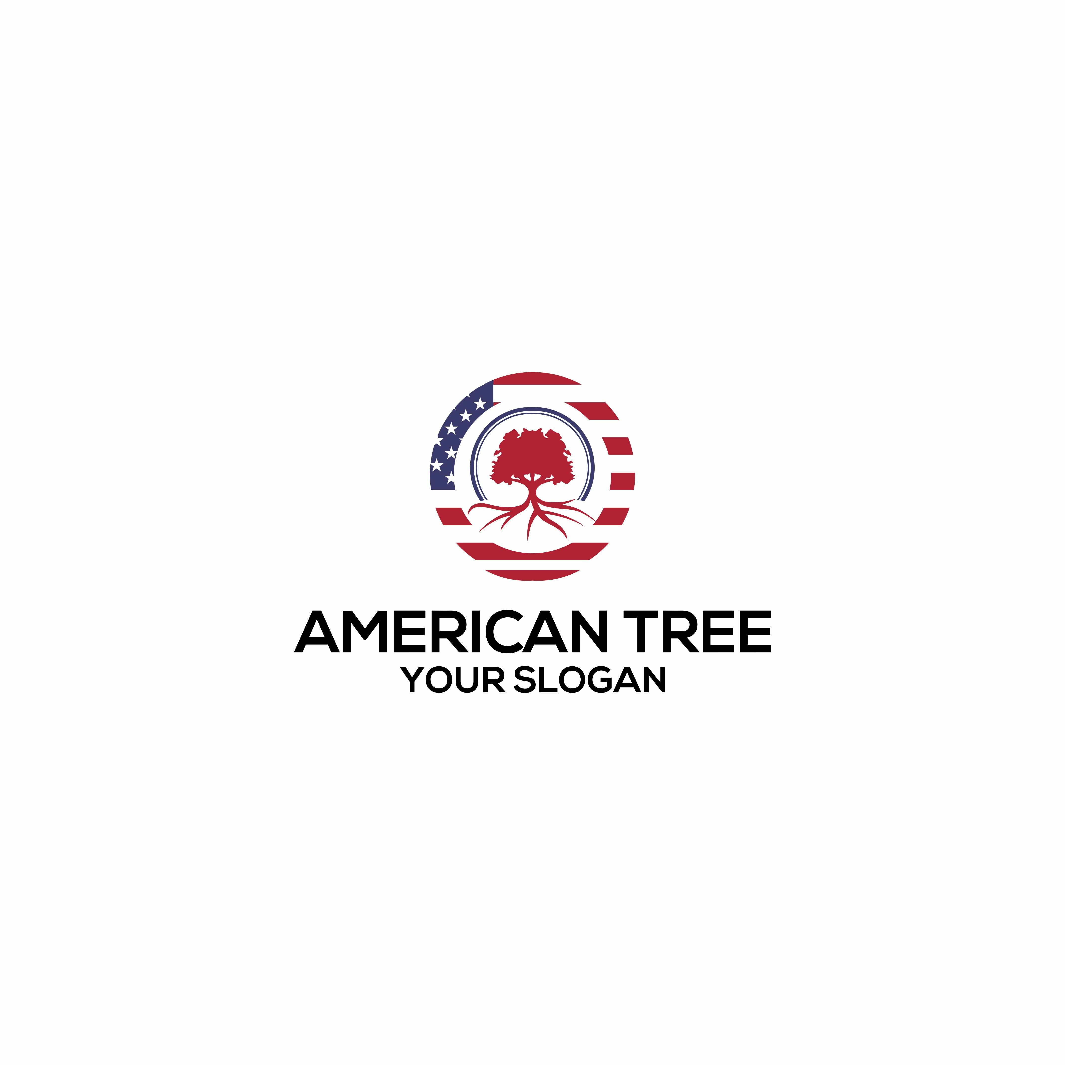 american tree service logo design