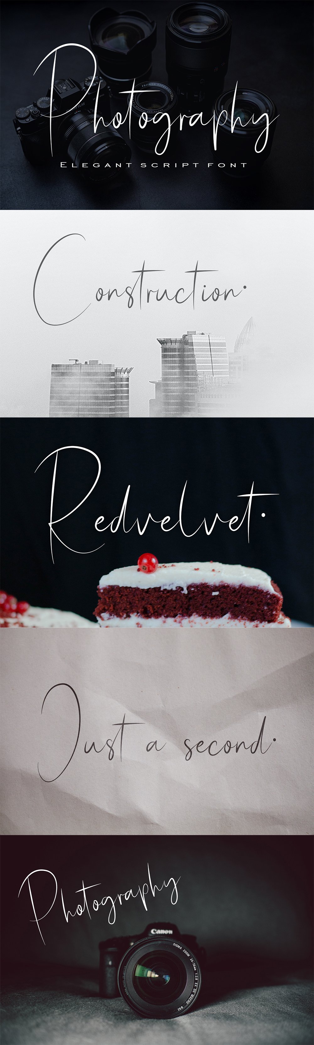 Photography Font