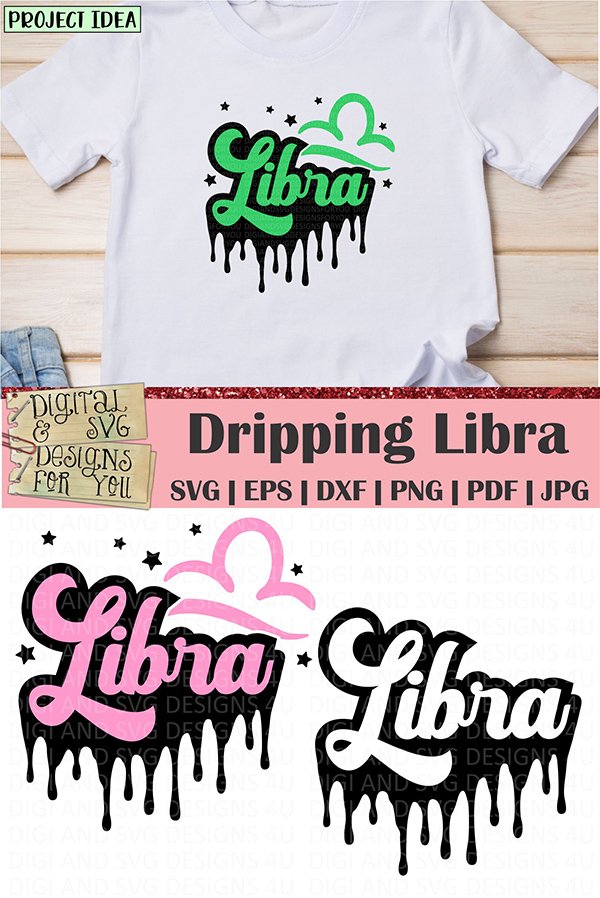Dripping Libra Zodiac svg | Virgo svg | Zodiac signs