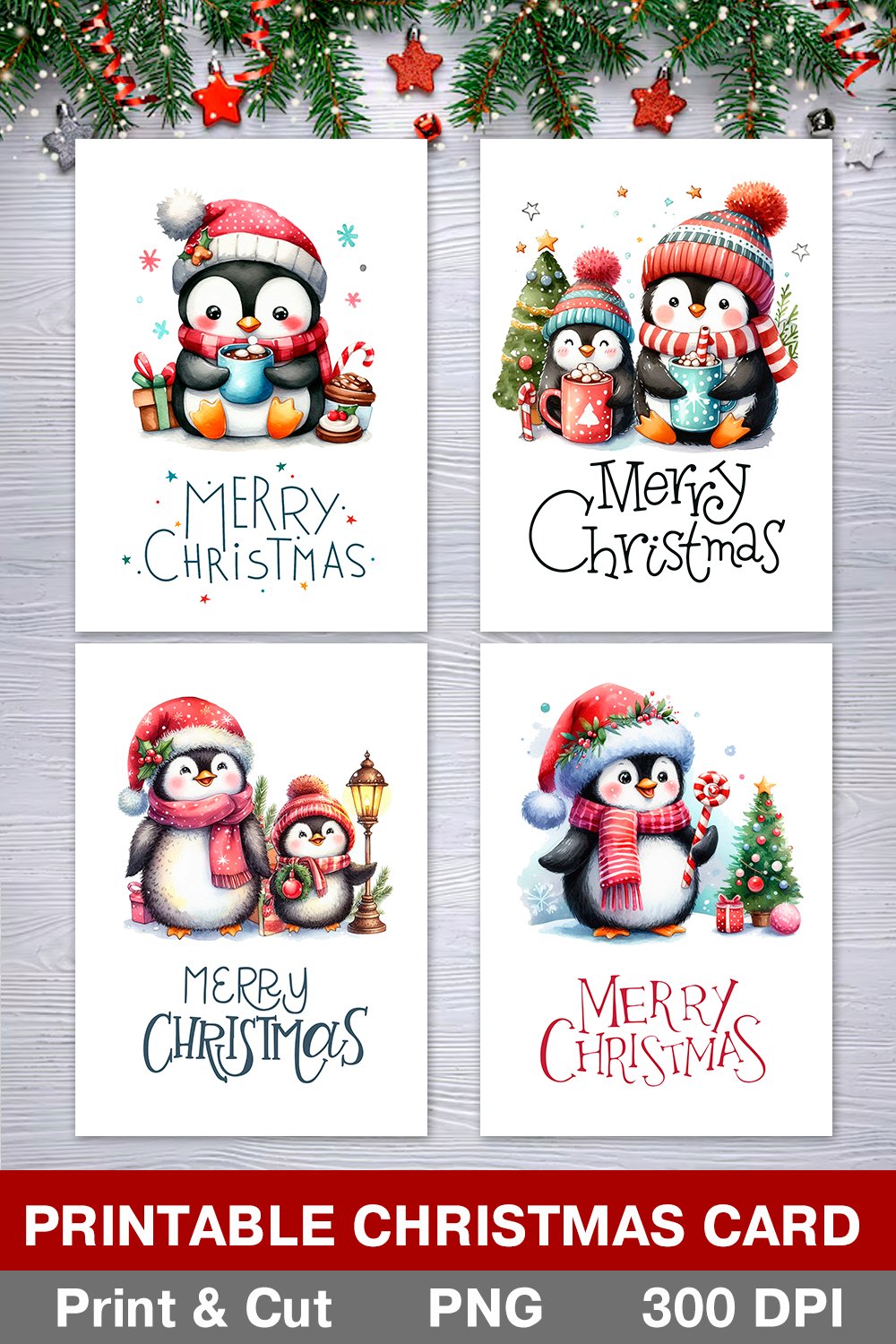Merry Christmas Card printable