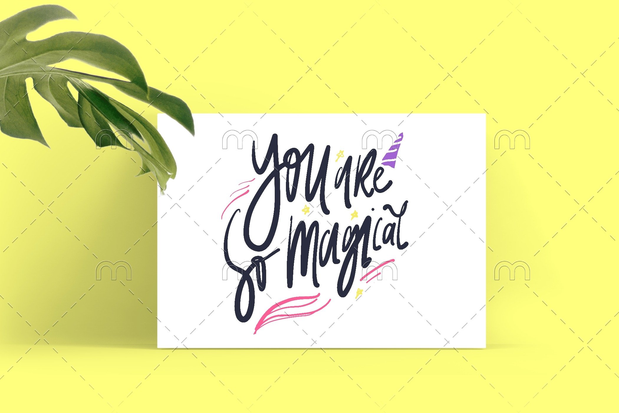 You are so magical. Greeting card SVG cut file