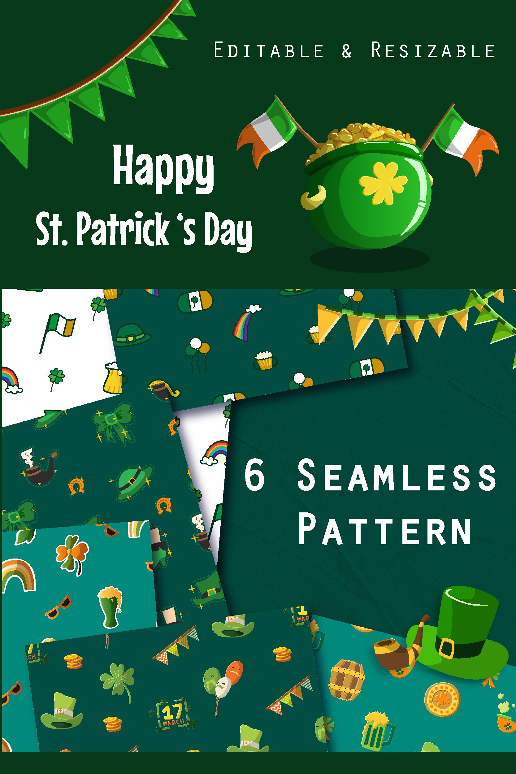 Saint Patricks Day Seamless Pattern (1246239)