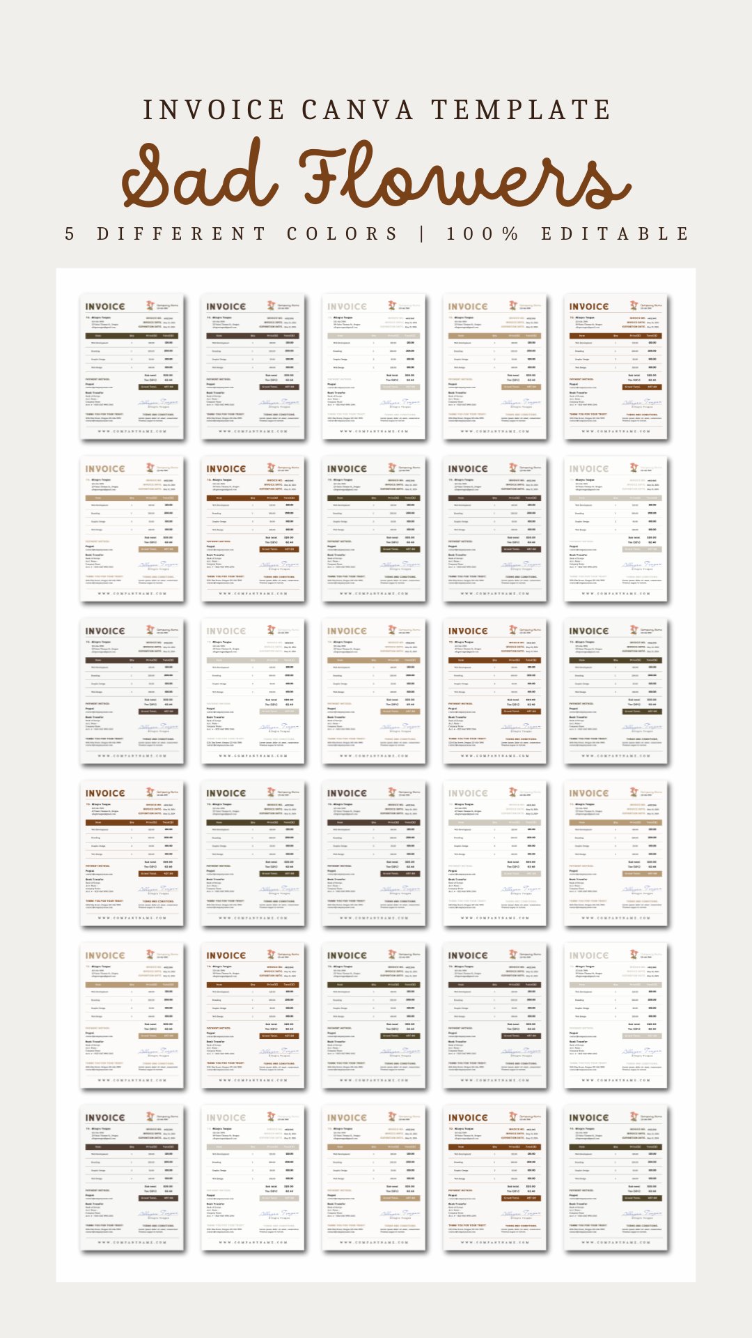 INVOICE CANVA TEMPLATE (3955536)