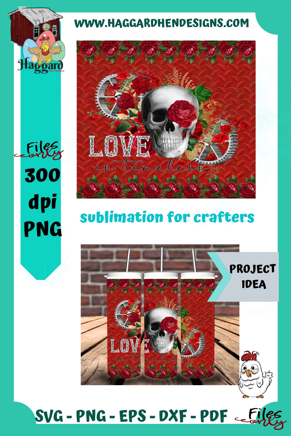 Love is Timeless Tumbler Wrap