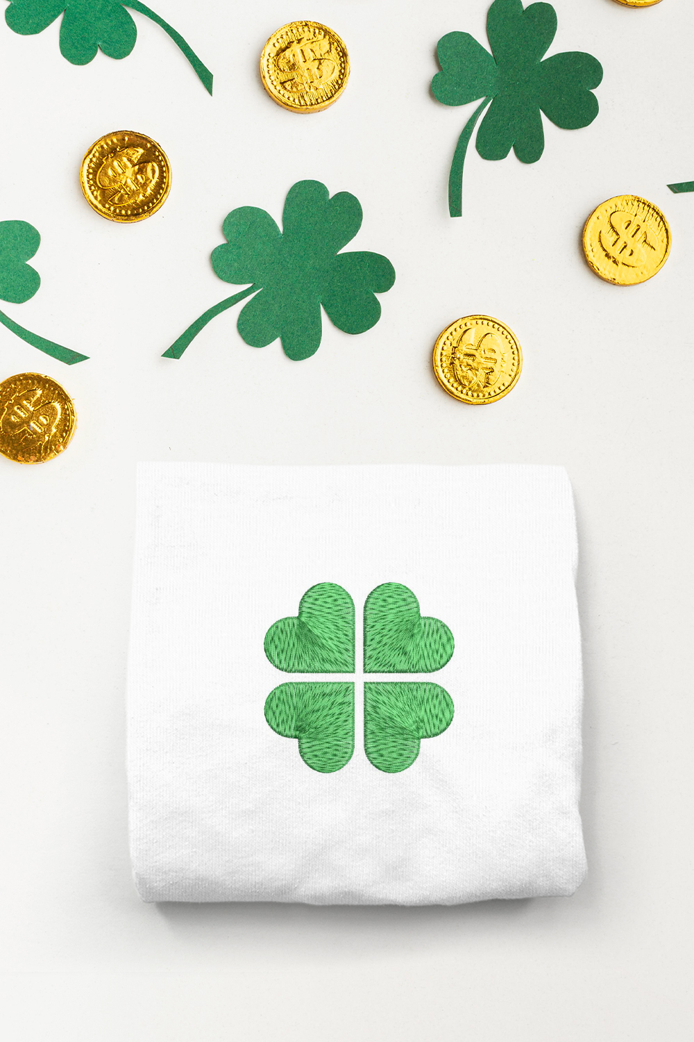 Heart Clover Mini Embroidery File