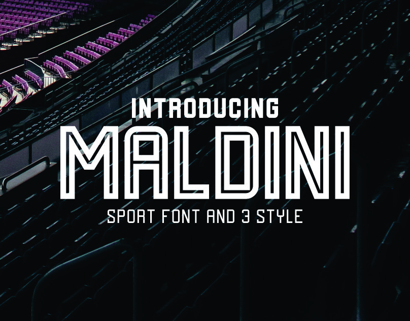 MALDINI - 3 STYLE & VECTOR LOGO
