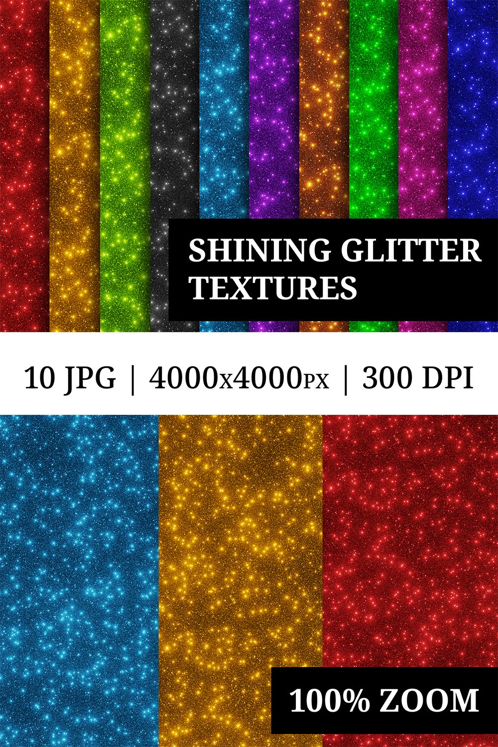 Pink Rose Gold glitter backgrounds, digital paper, textures