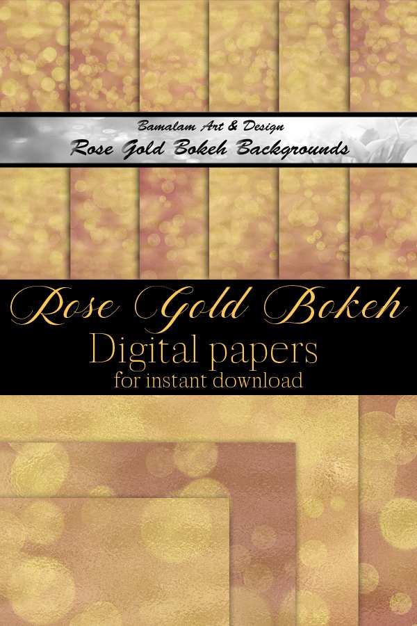 Rose Gold Bokeh Backgrounds (979840)