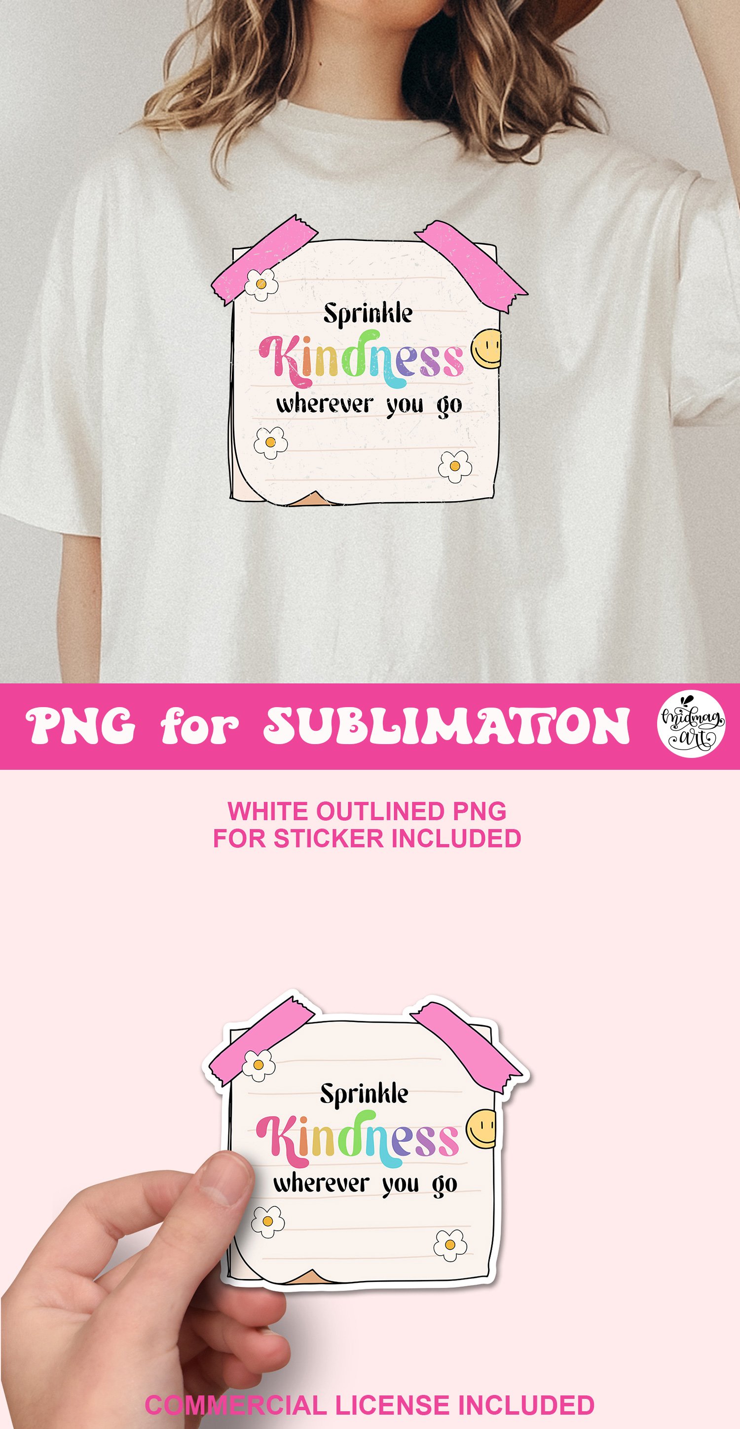 Sprinkle Kindness Wherever You Go Png, Kindness png