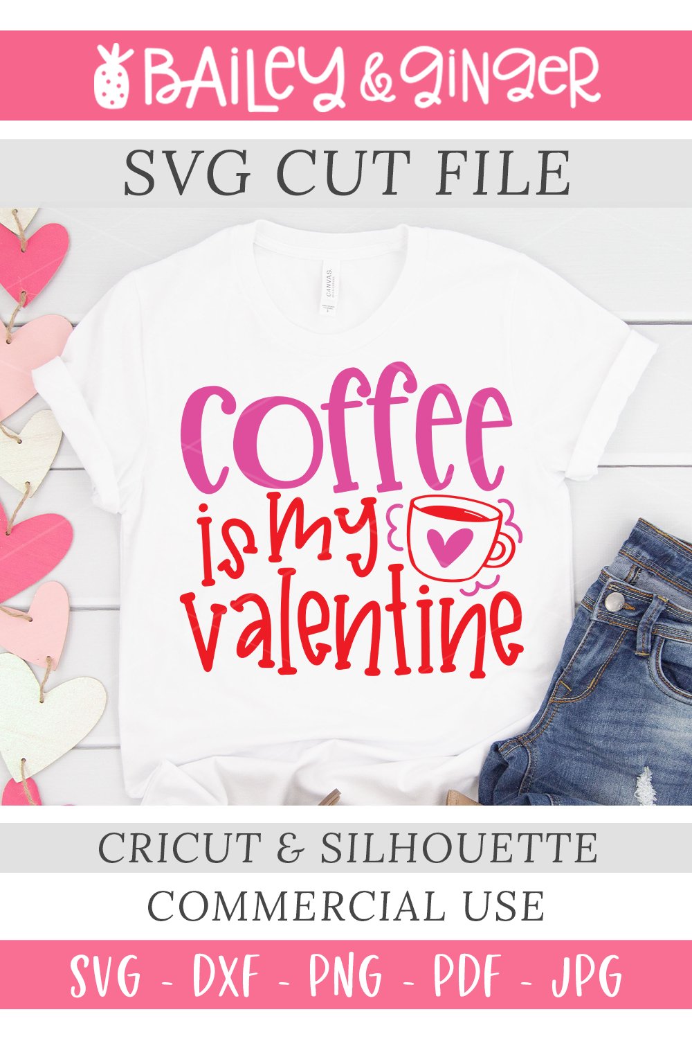 Coffee Is My Valentine | Funny Valentine's Day SVG (1134931)