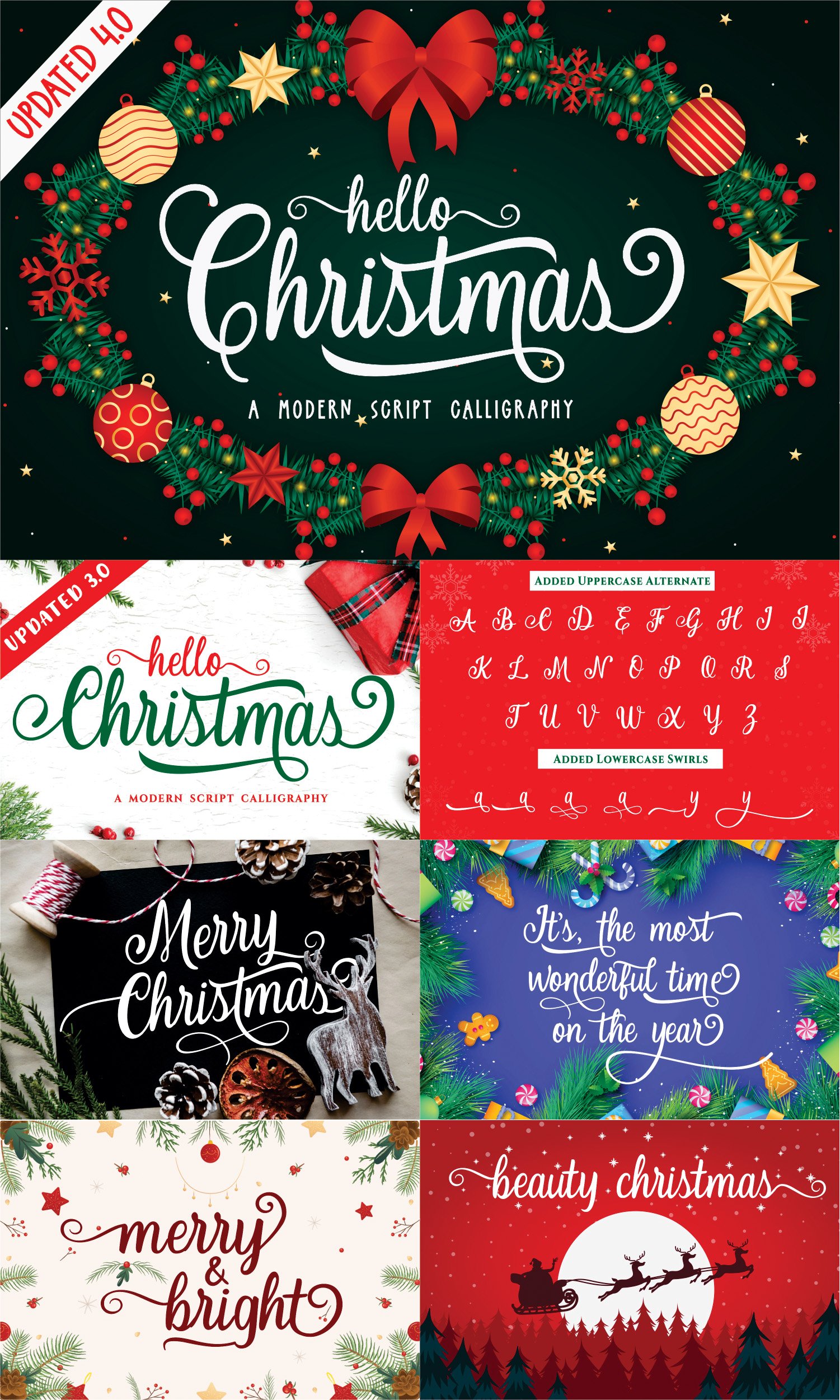 Hello Christmas - Christmas Font Best Seller! (2203084)